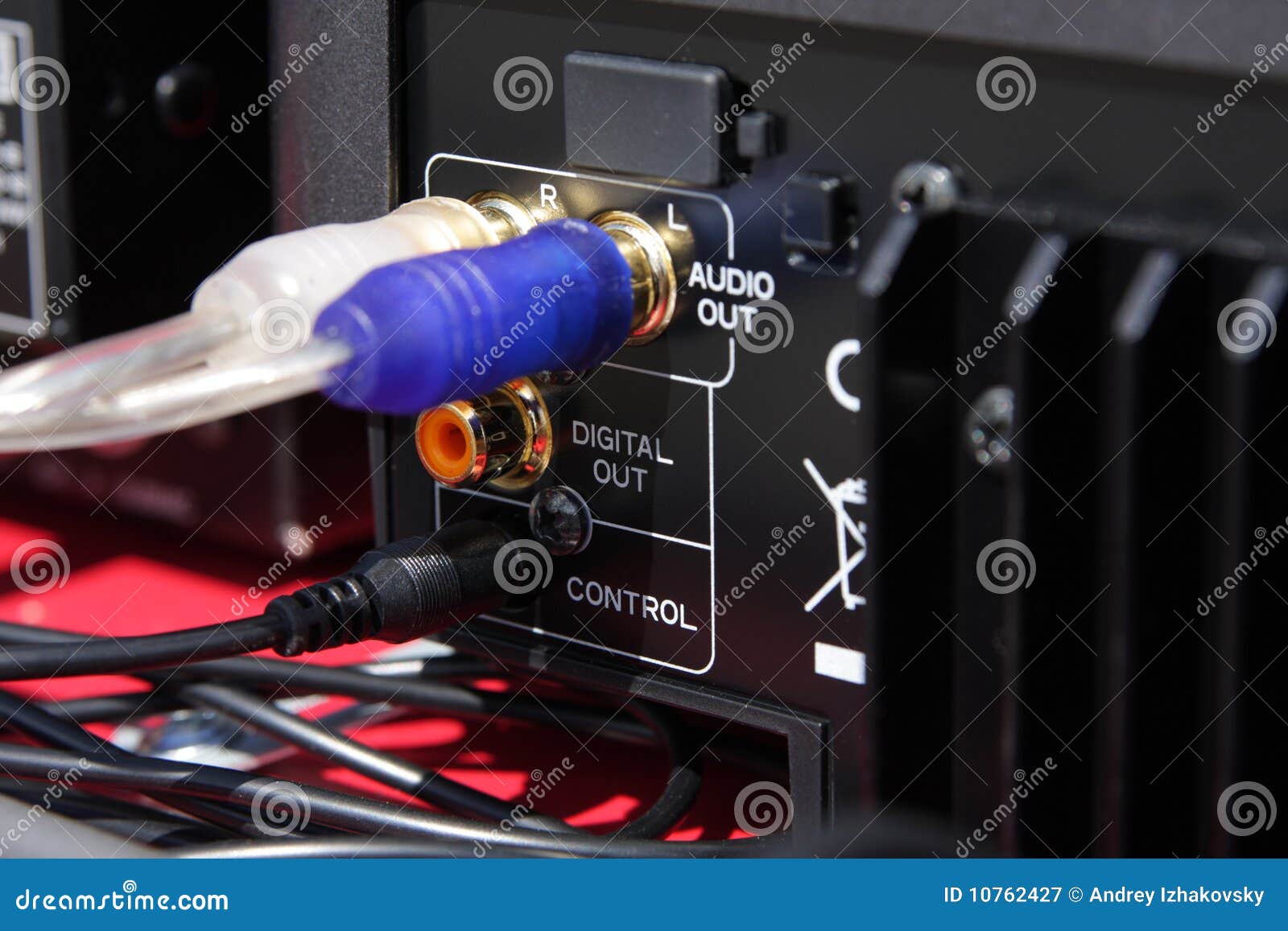 The Back Panel of the Electronic Device Stock Image - Image of panel ...