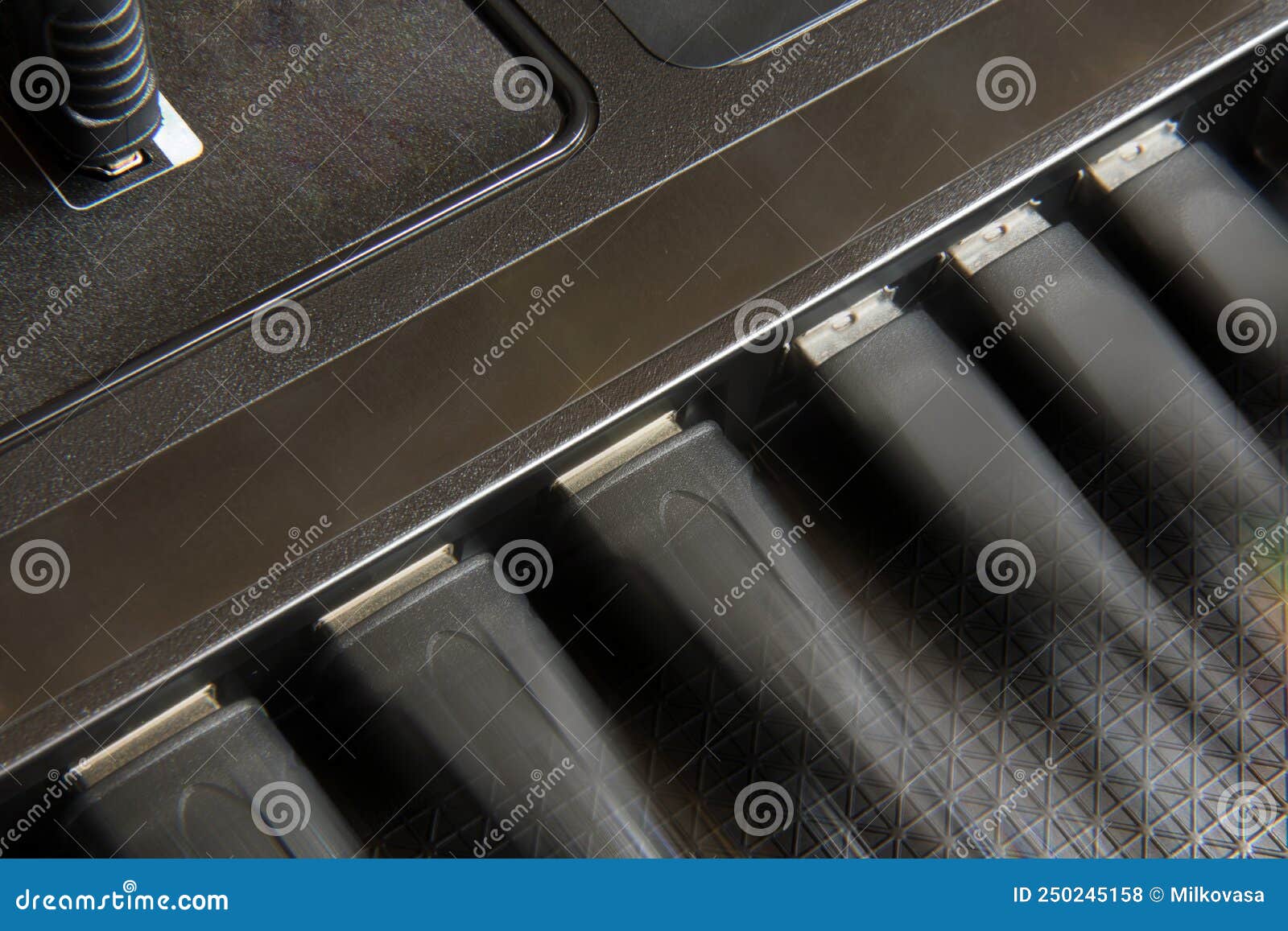 The Back Panel of the TV with the Connectors of the Electrical Devices ...