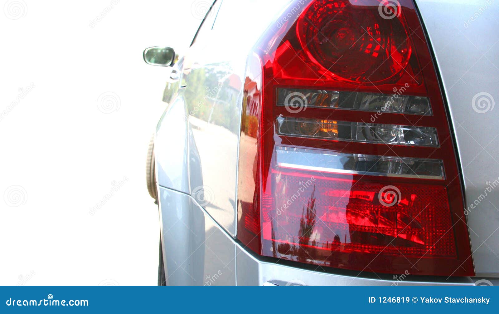 Back part of the car stock image. Image of speed, curve - 1246819