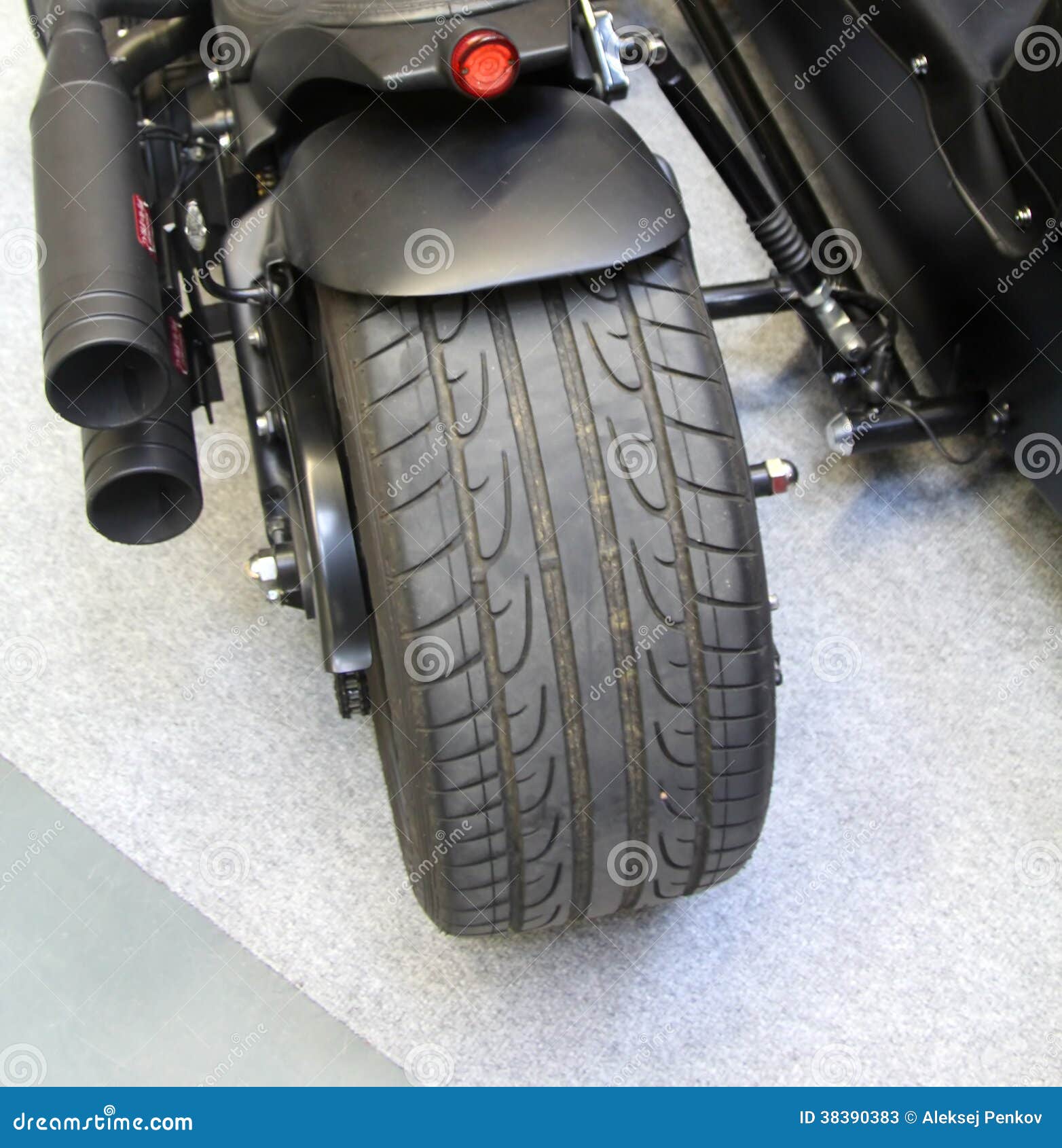 Back Part of the Motorcycle Stock Image - Image of side, shade: 38390383