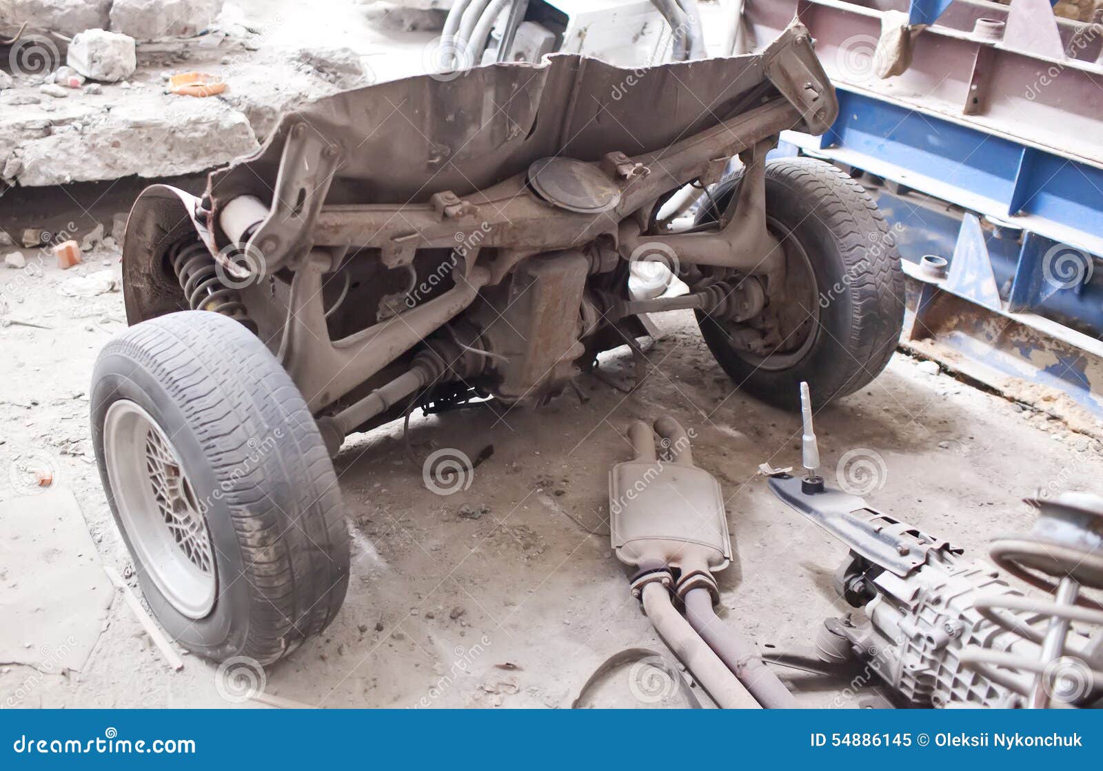 Back Part of Old Premium Class Car Stock Image - Image of avtomobile ...