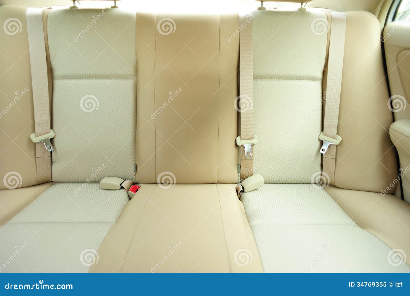 Back Passenger Seats in Car Stock Image - Image of comfortable, back ...