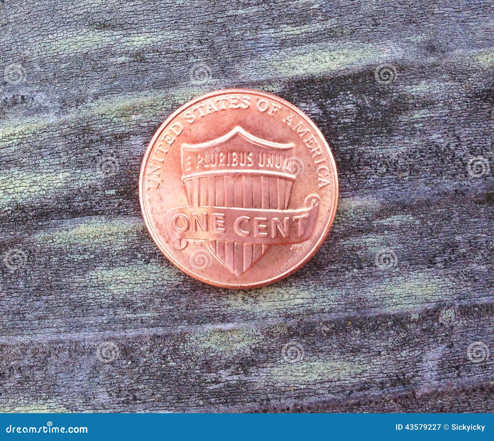 The back of a penny stock image. Image of cent, background - 43579227