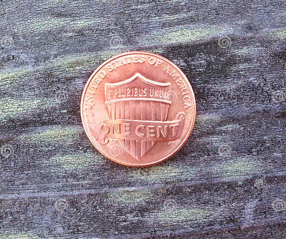 The back of a penny stock image. Image of cent, background - 43579227