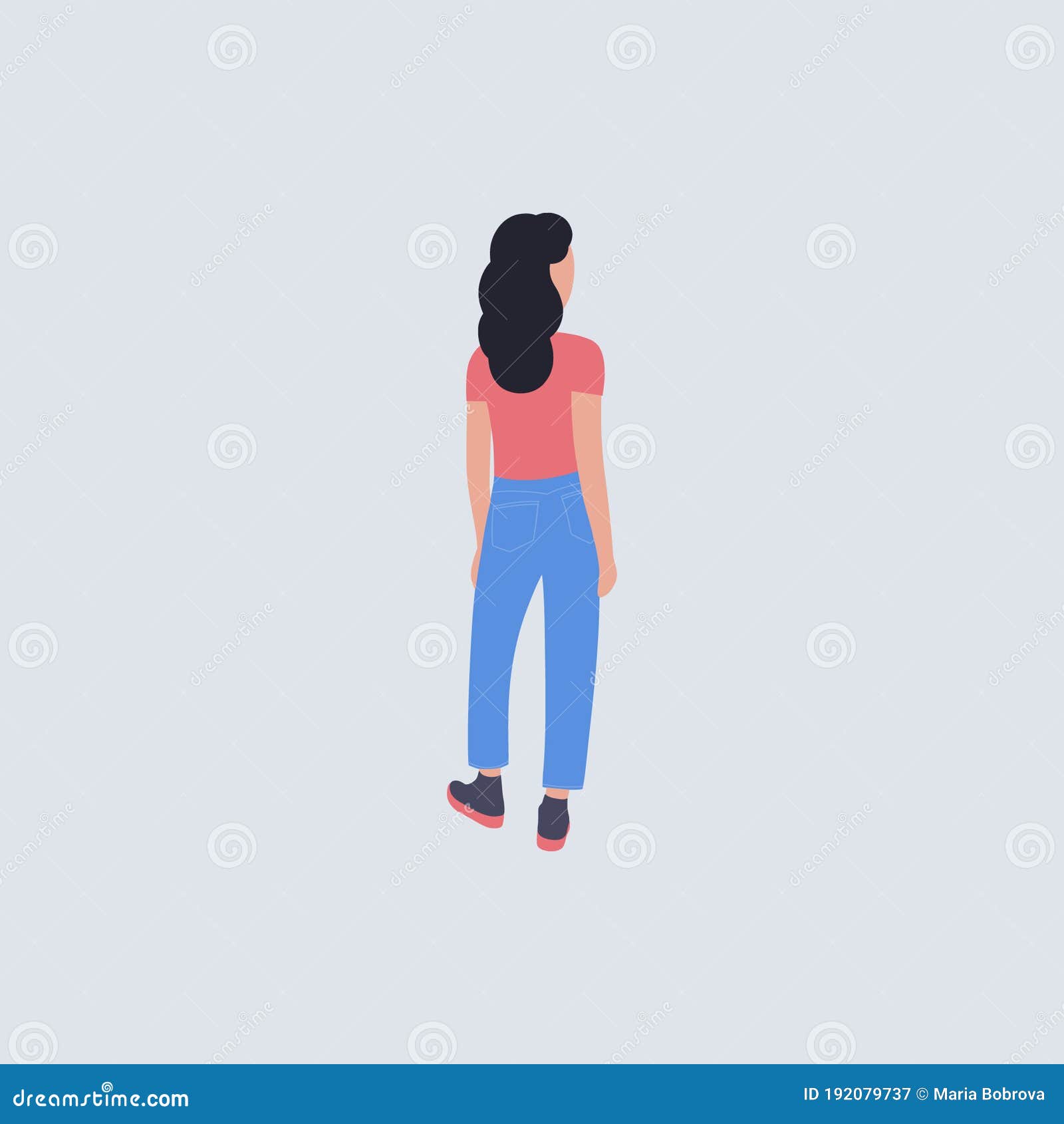 Back People stock vector. Illustration of profession - 192079737