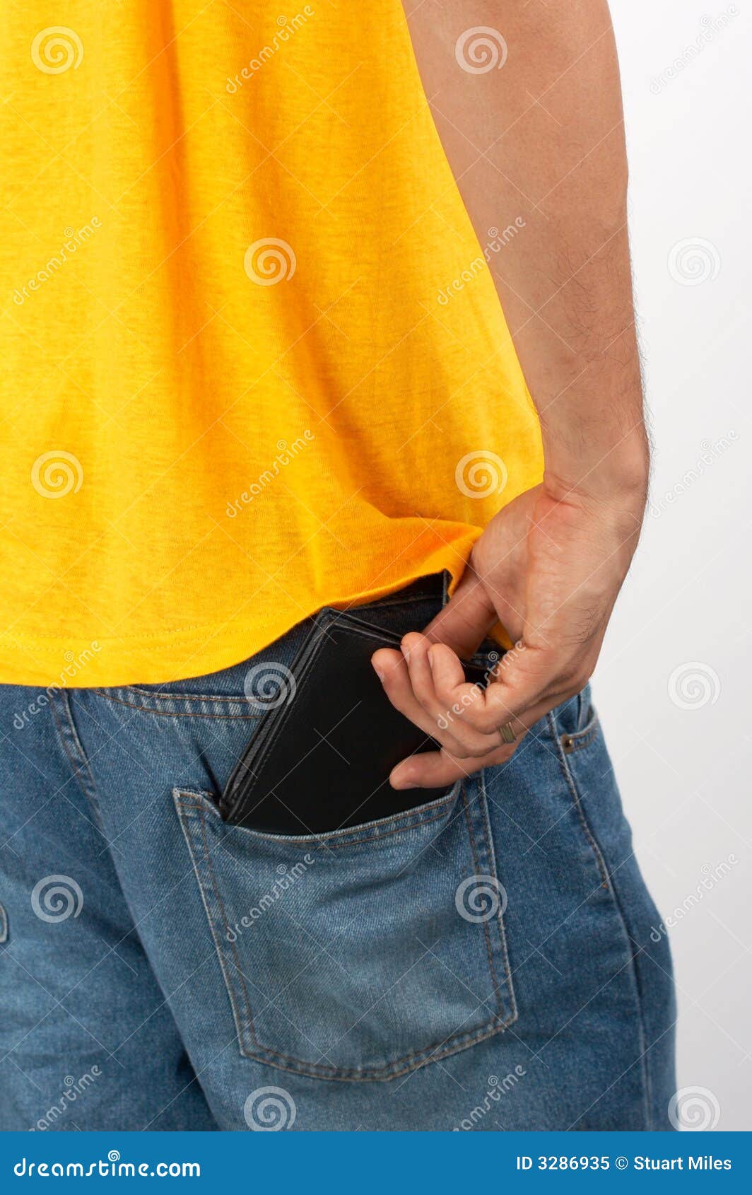 Back pocket stock image. Image of holding, hands, back - 3286935