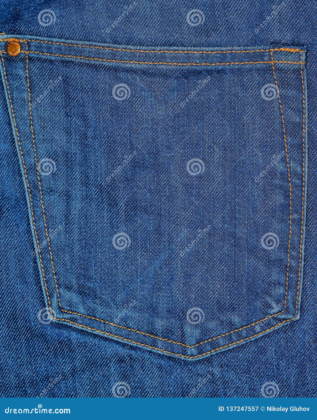 Back pocket on jeans stock image. Image of pocket, cotton - 137247557