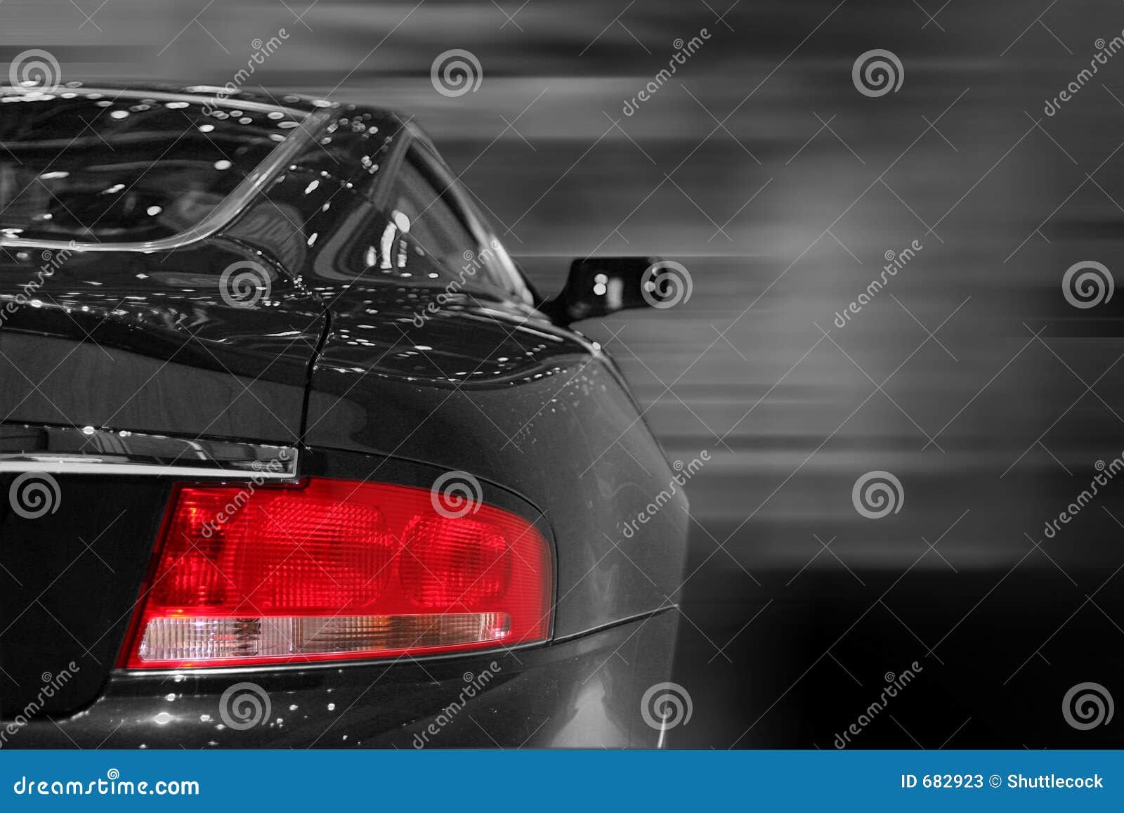 Back portion of a car stock image. Image of transportation - 682923
