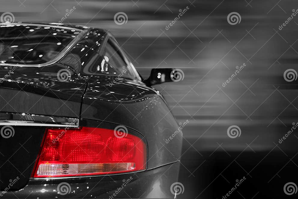 Back portion of a car stock image. Image of transportation - 682923