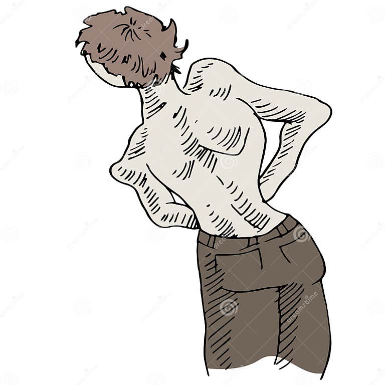 Back Problems stock vector. Illustration of symbol, issue - 35156441