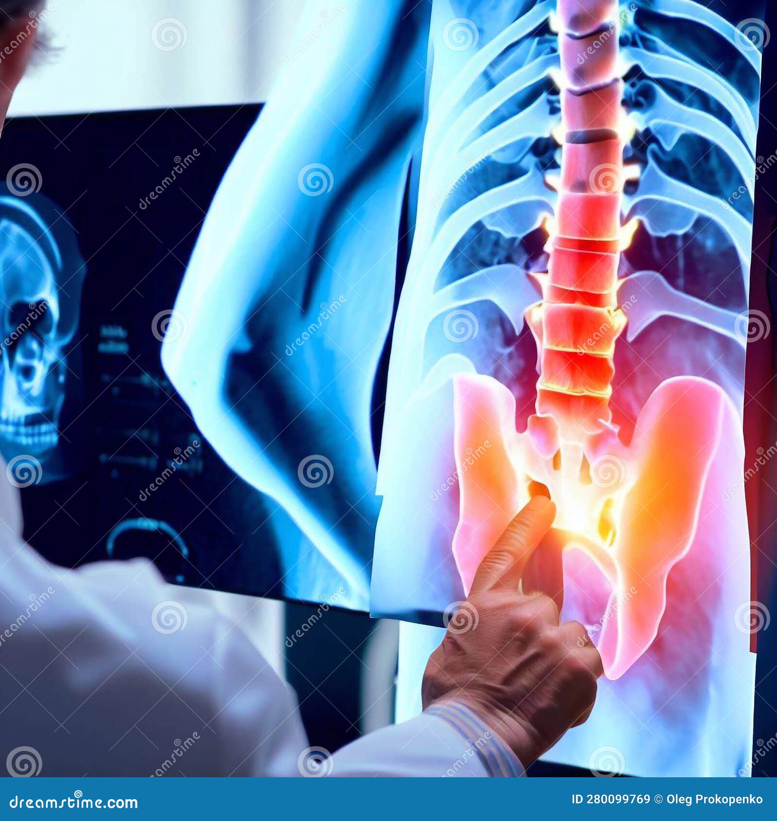 Back Problems, Pain, Sciatica, Spine Stock Illustration - Illustration ...