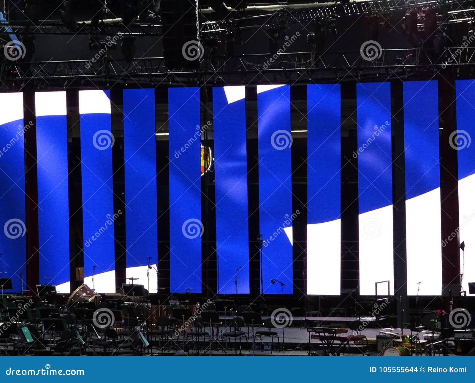 Back round of the stage stock photo. Image of round - 105555644