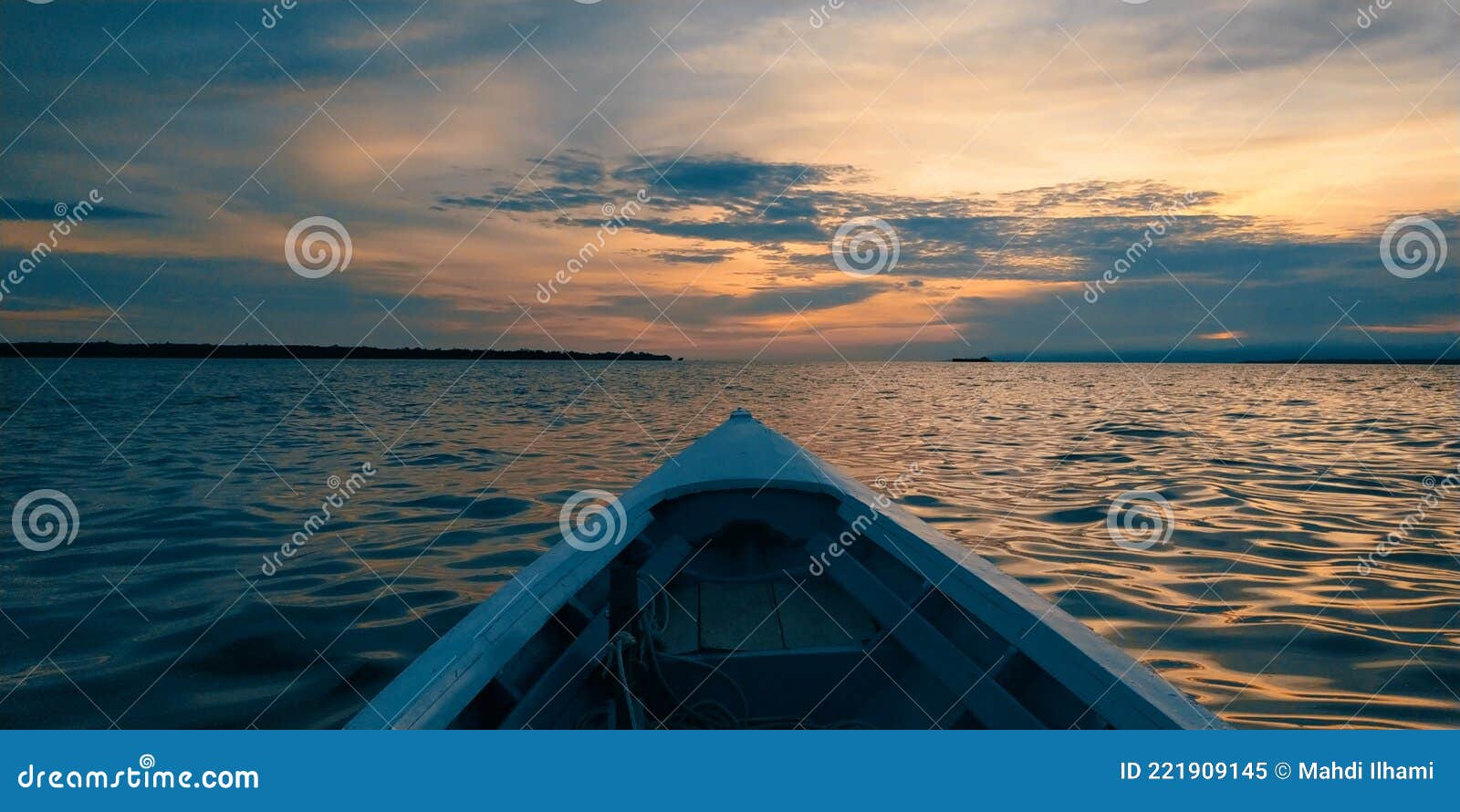 Back after Sailing stock image. Image of coast, morning - 221909145