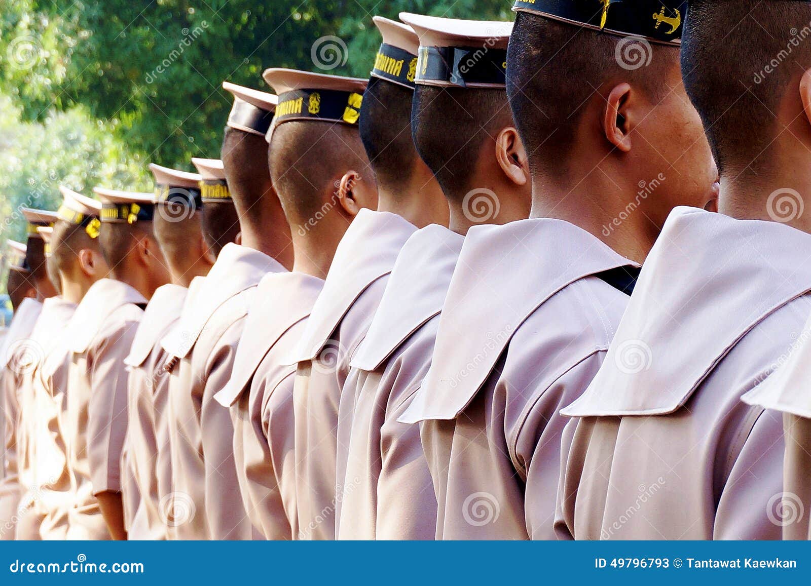 Back of sailors editorial stock photo. Image of navy - 49796793
