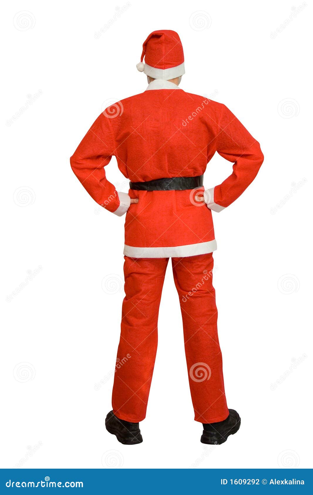 Back of Santa Claus stock photo. Image of xmas, santa - 1609292
