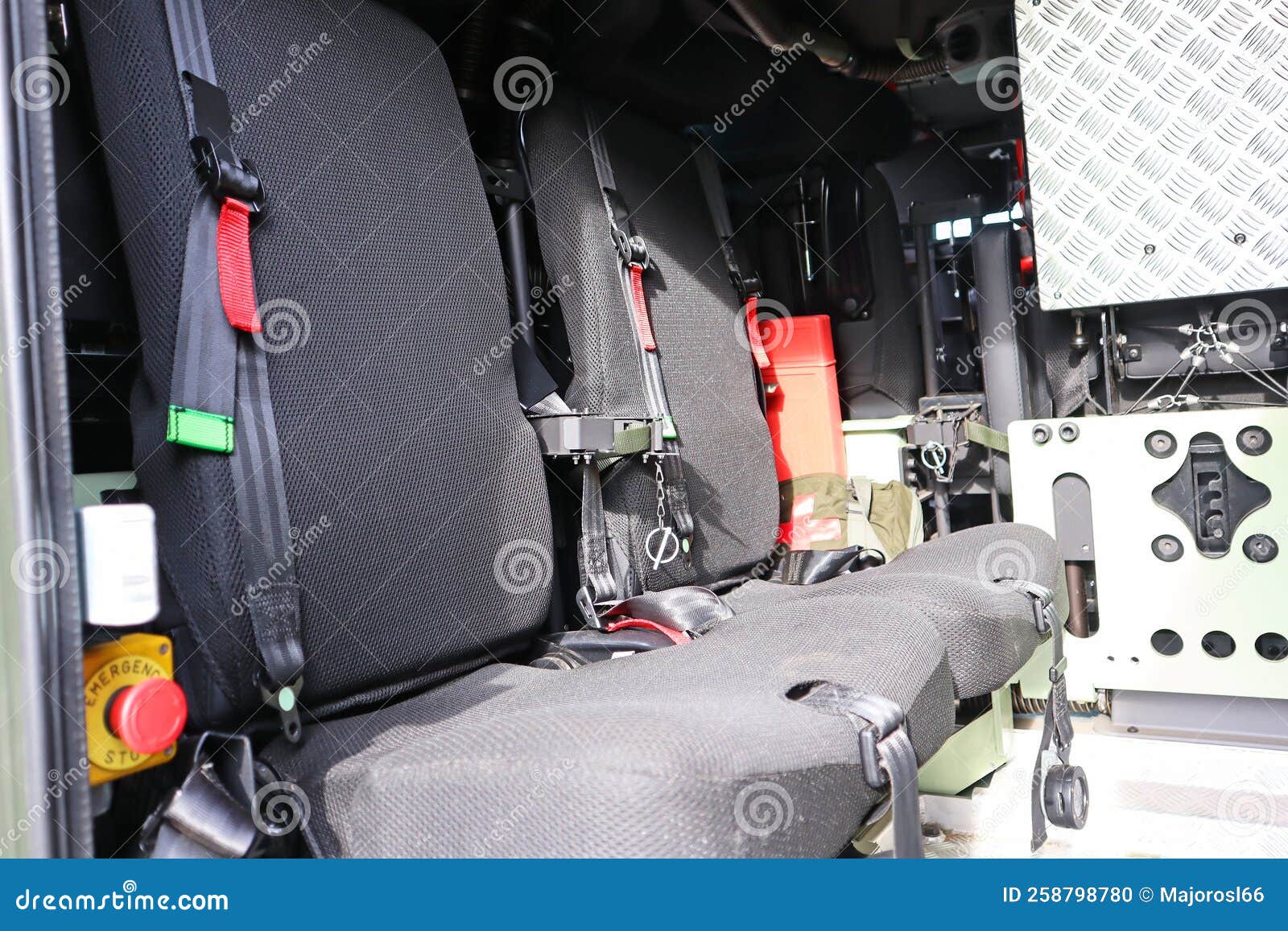 Back Seats of a Military Vehicle Editorial Image - Image of vehicle ...
