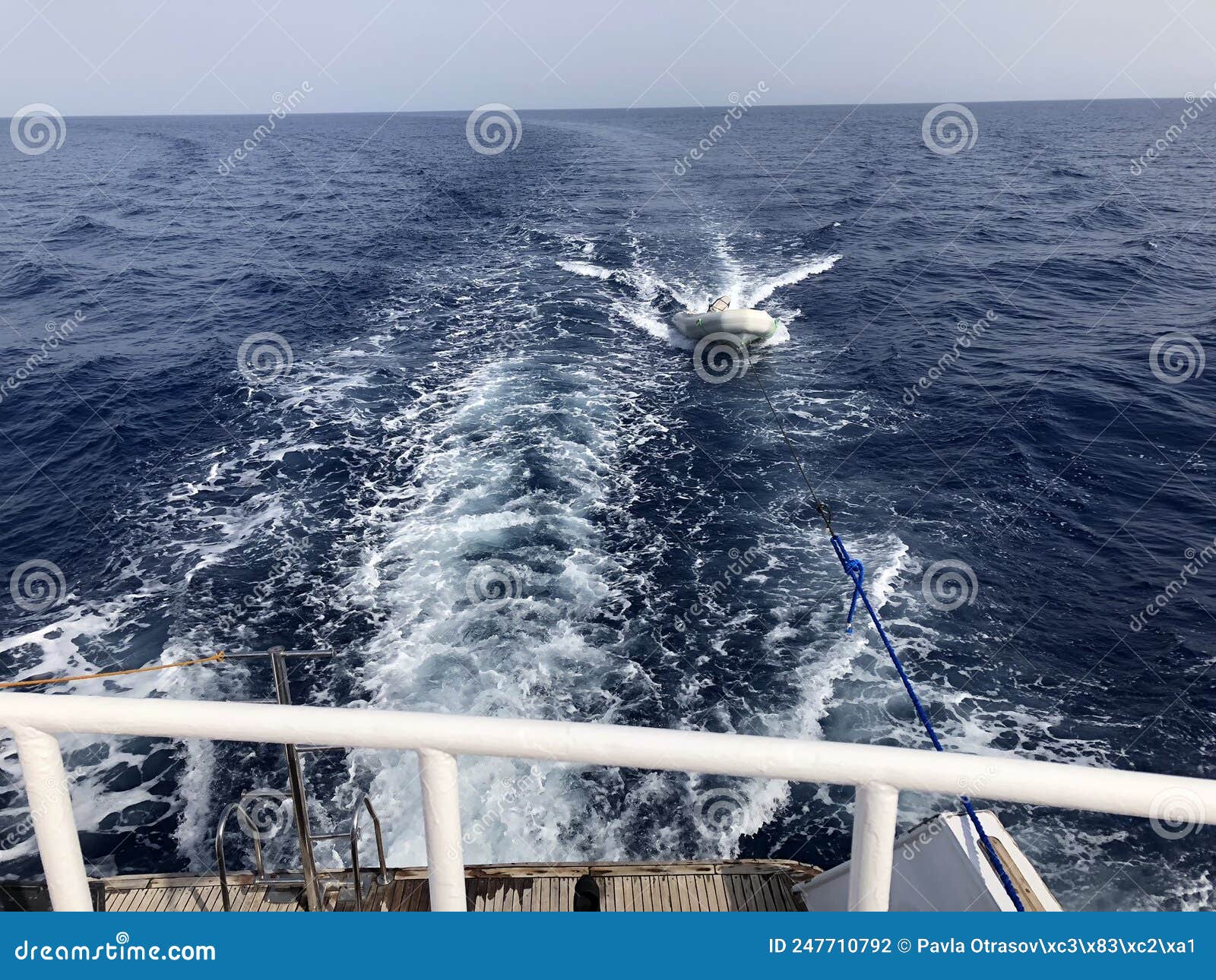 Back of Ship with Red Sea Horizon Stock Photo - Image of ship, frigate ...