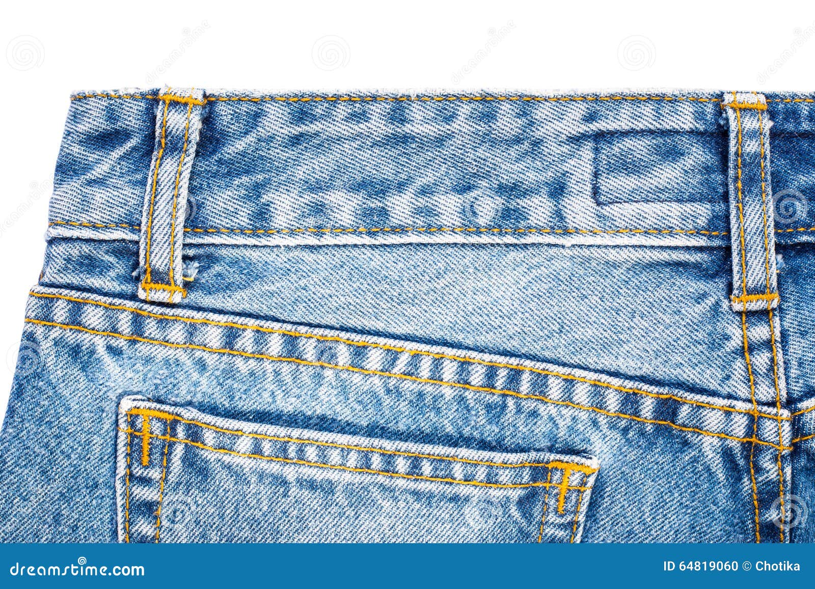 Back side of blue jeans stock photo. Image of style, blue - 64819060