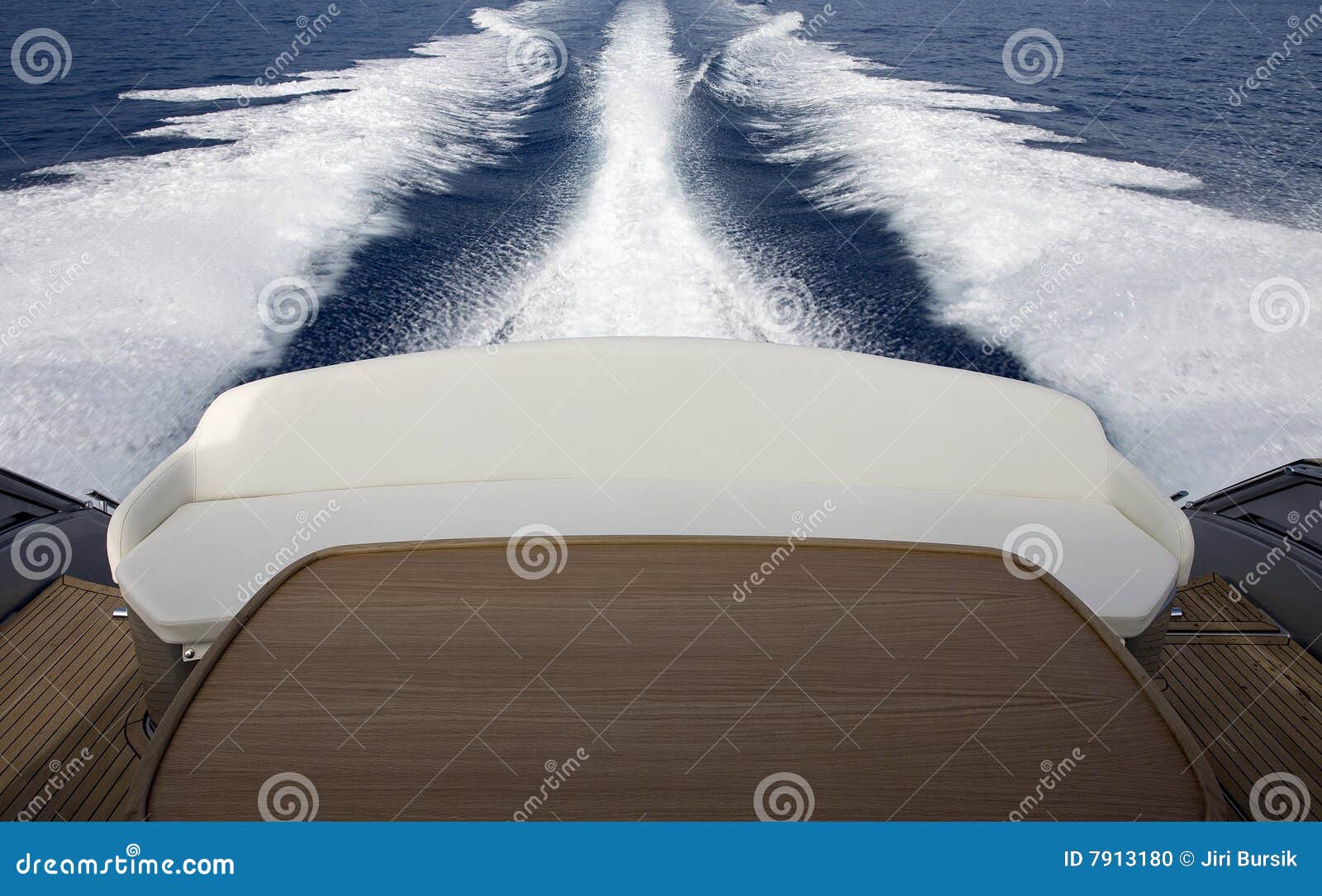 The back side of boat stock photo. Image of motorized - 7913180