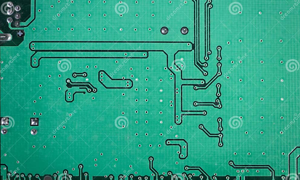 Back side of curcuit board stock image. Image of hardware - 185625983