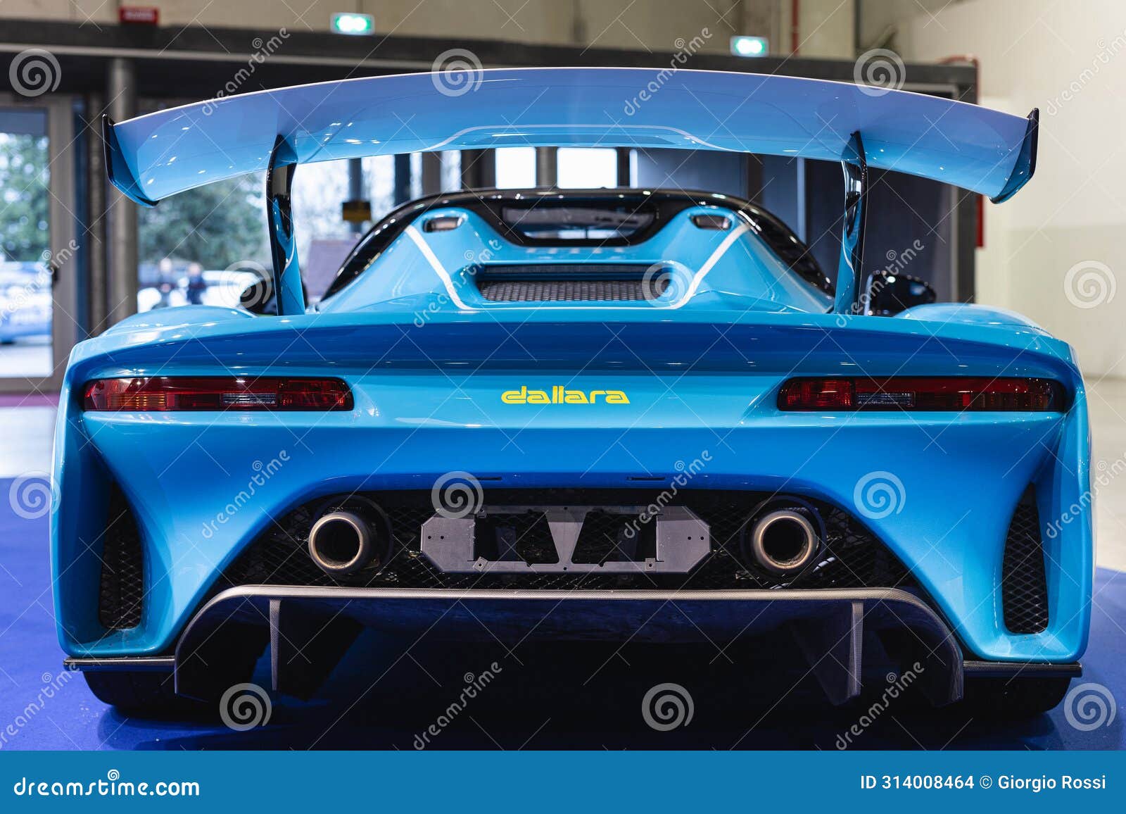 Back Side of Dallara Stradale IR8 Tribute Italian Car Editorial Stock ...