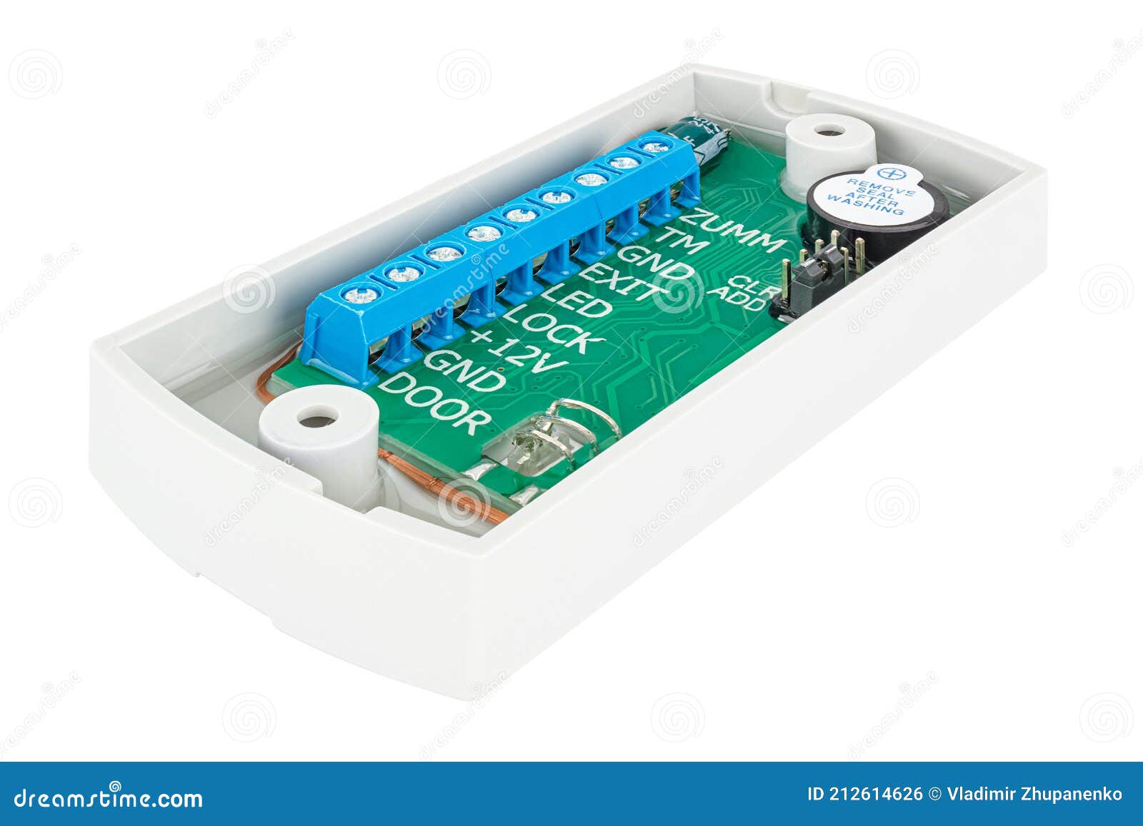 RFID Reader Of Car Access Control To Open The Door For Safety System ...