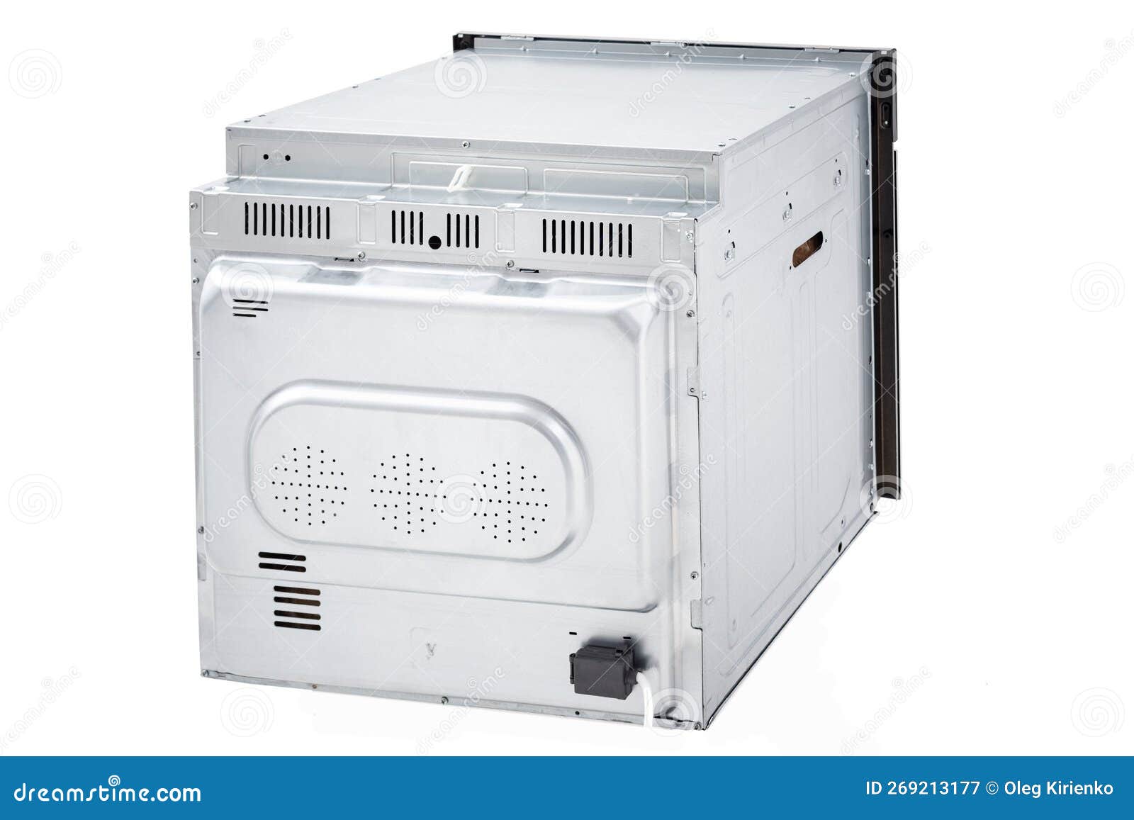 Back Side of an Electronic Oven. the View is 45 Degrees Stock Image ...