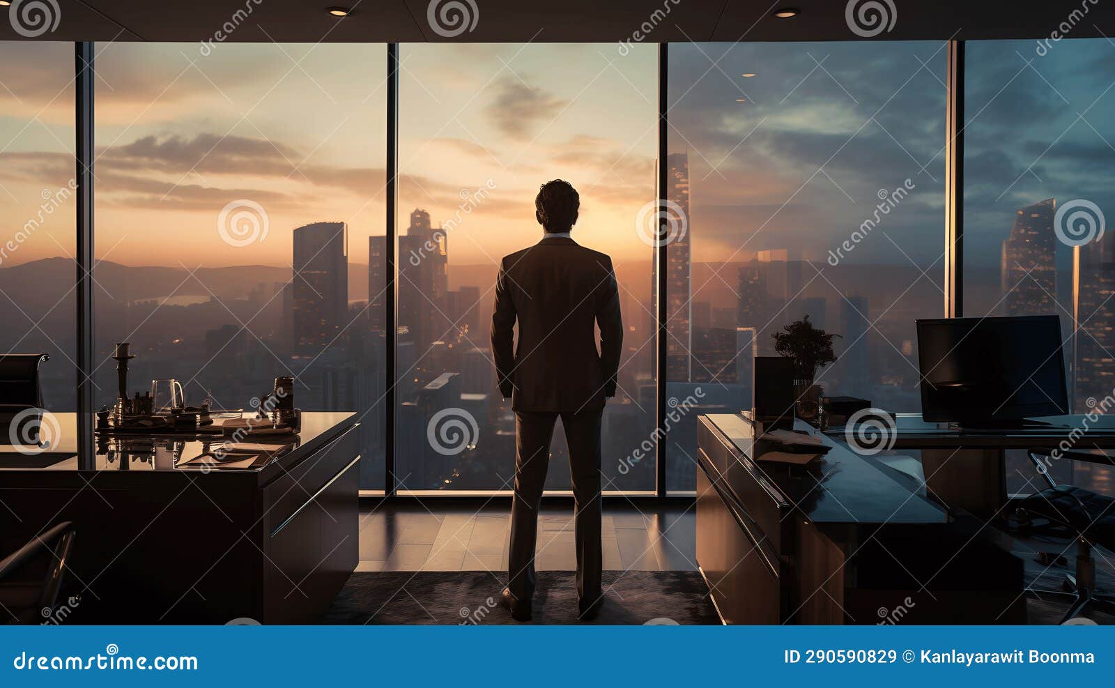 Businessman. Front View. Vector | CartoonDealer.com #32122607