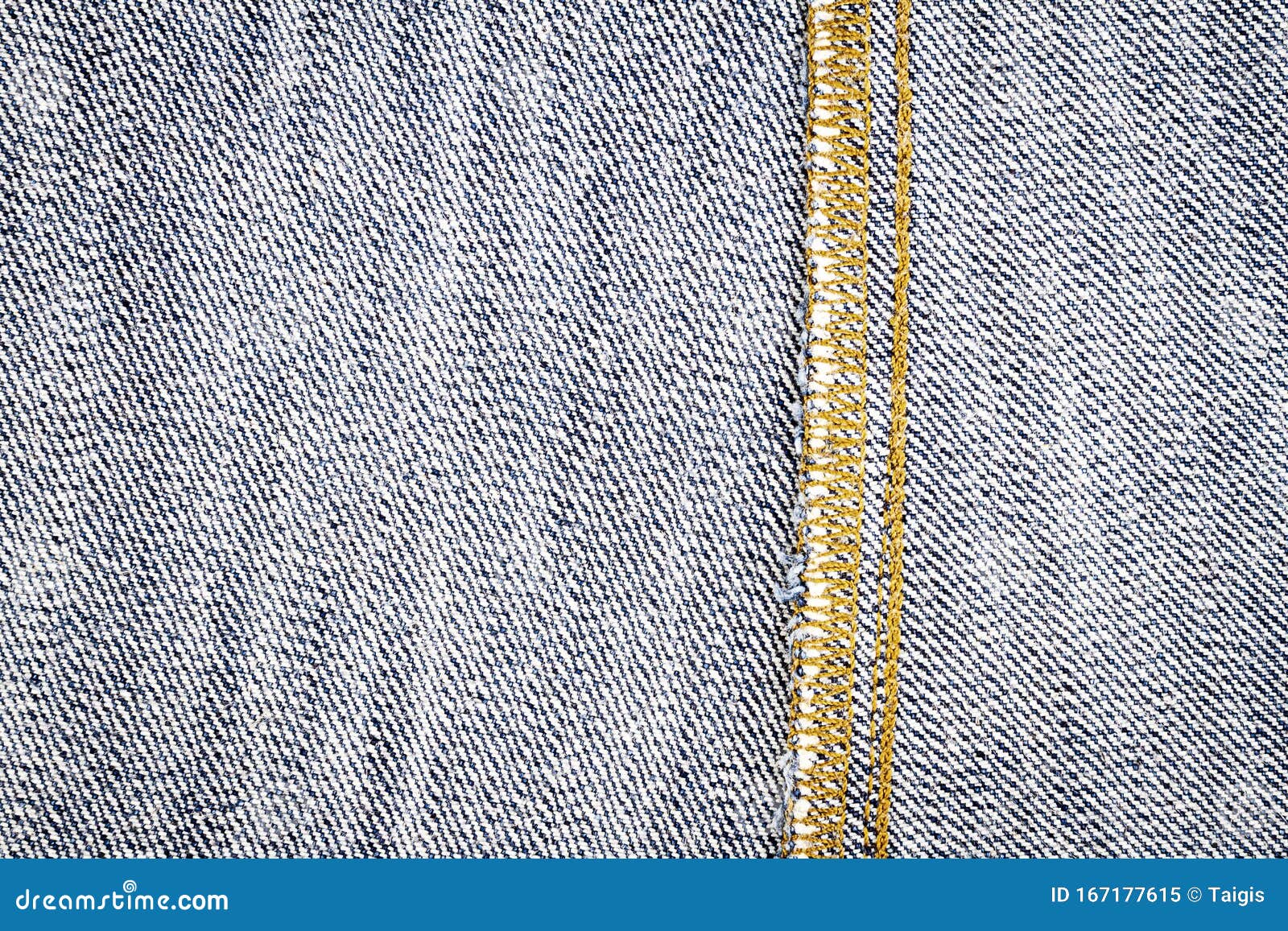 Back side of jeans fabric stock image. Image of seam - 167177615