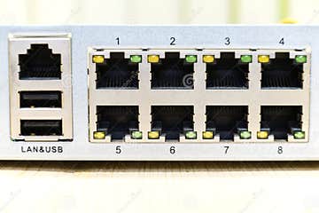 Back Side LAN Port, Router Back Side,Back Side of Wireless Modem Stock ...