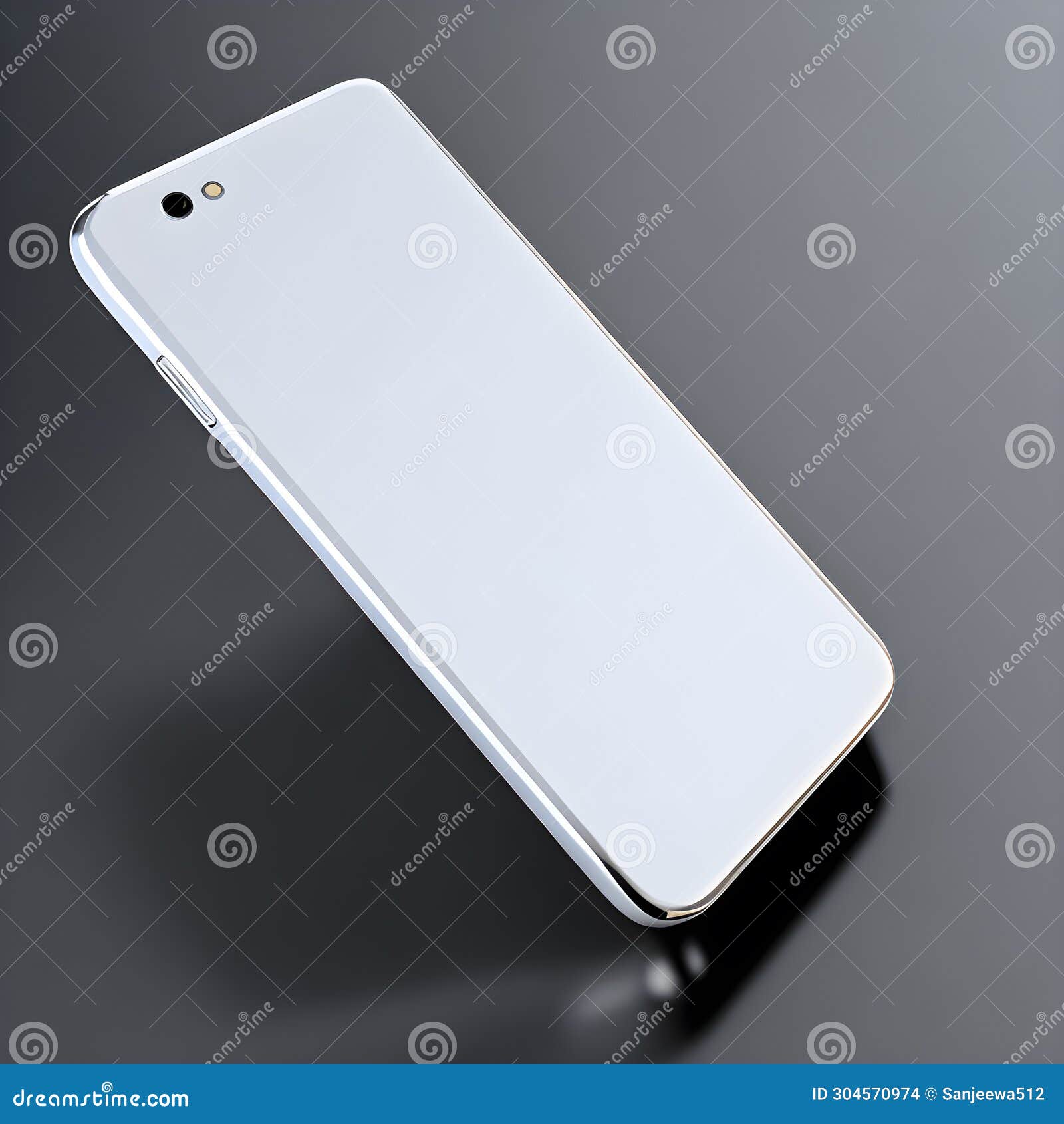 Back side of phone stock illustration. Illustration of side - 304570974