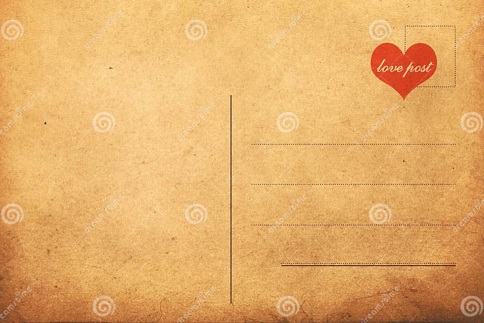 Back side of postcard stock illustration. Illustration of back - 18077218