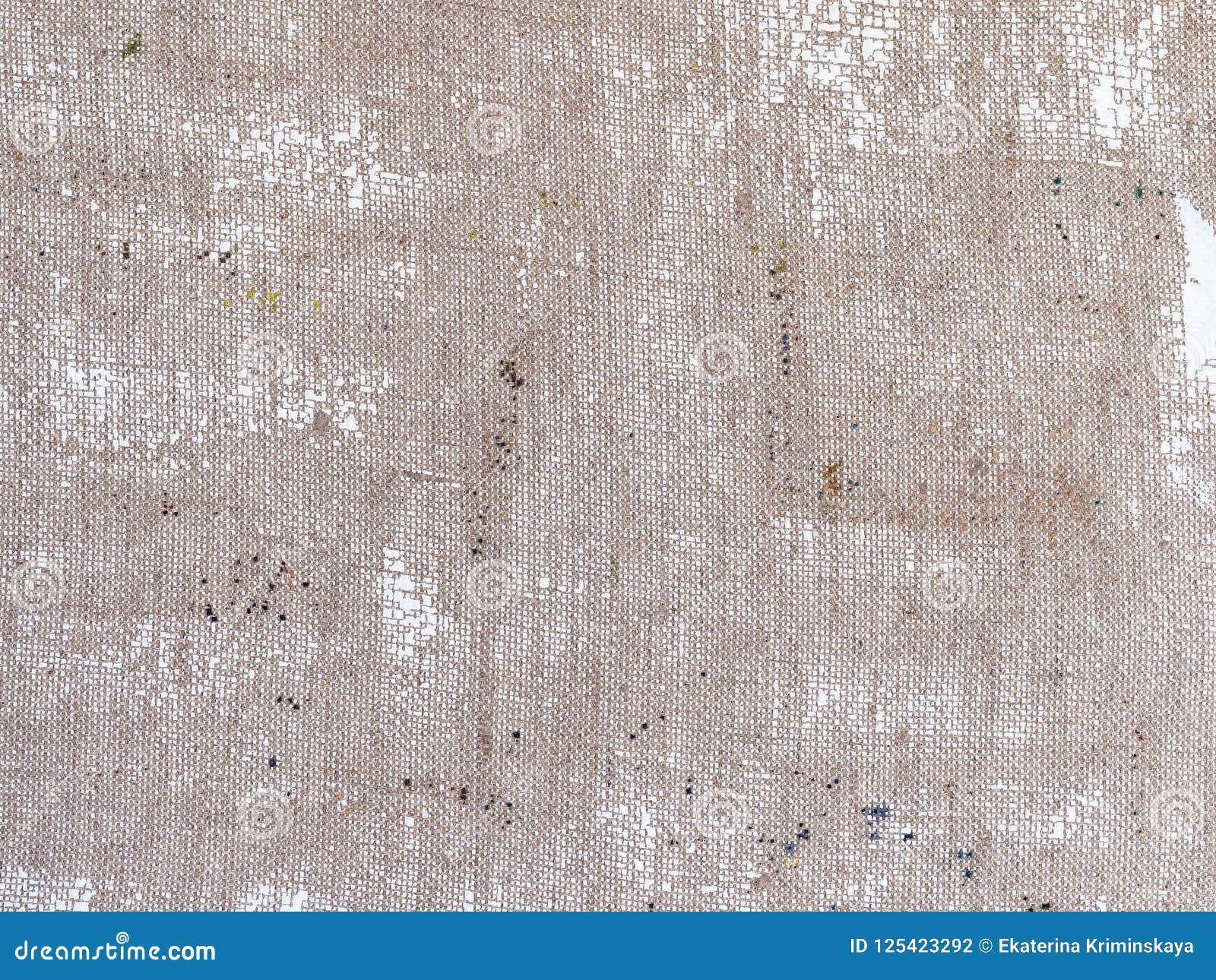 Back Side of Primed Canvas Close Up Stock Photo - Image of texture ...