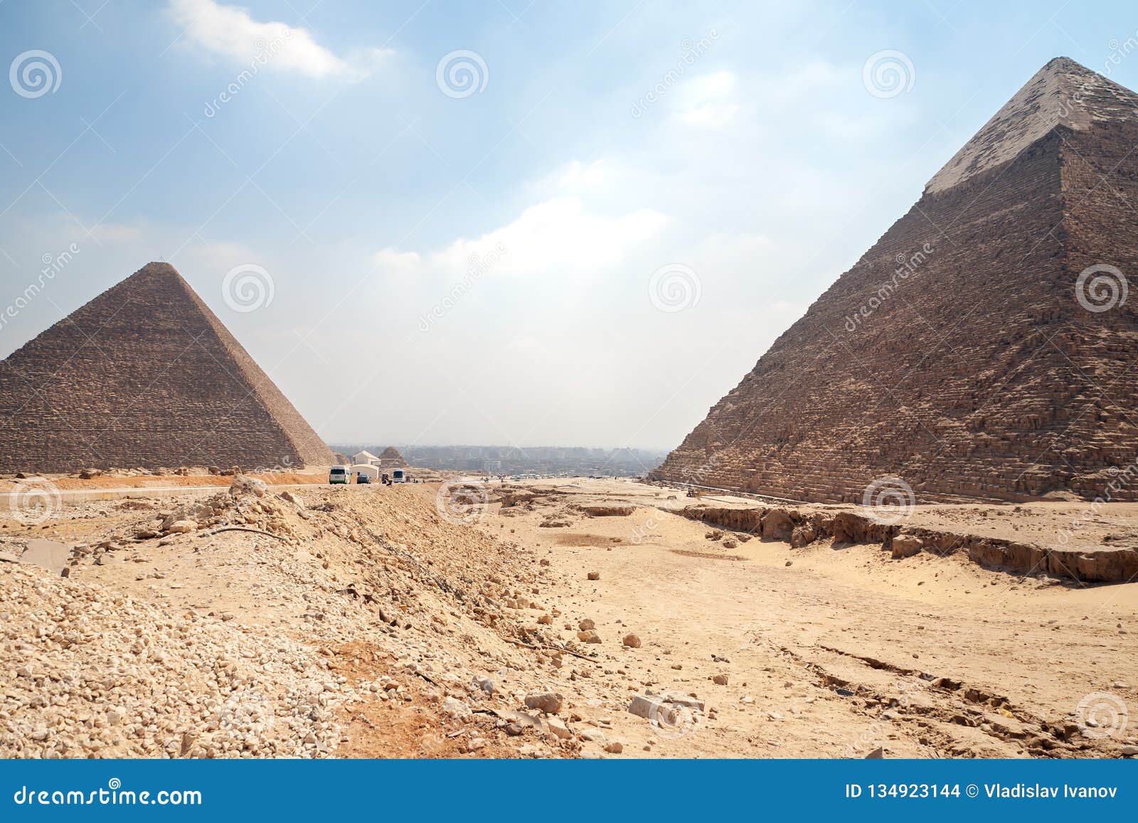 Back side pyramids of Giza stock photo. Image of pyramids - 134923144