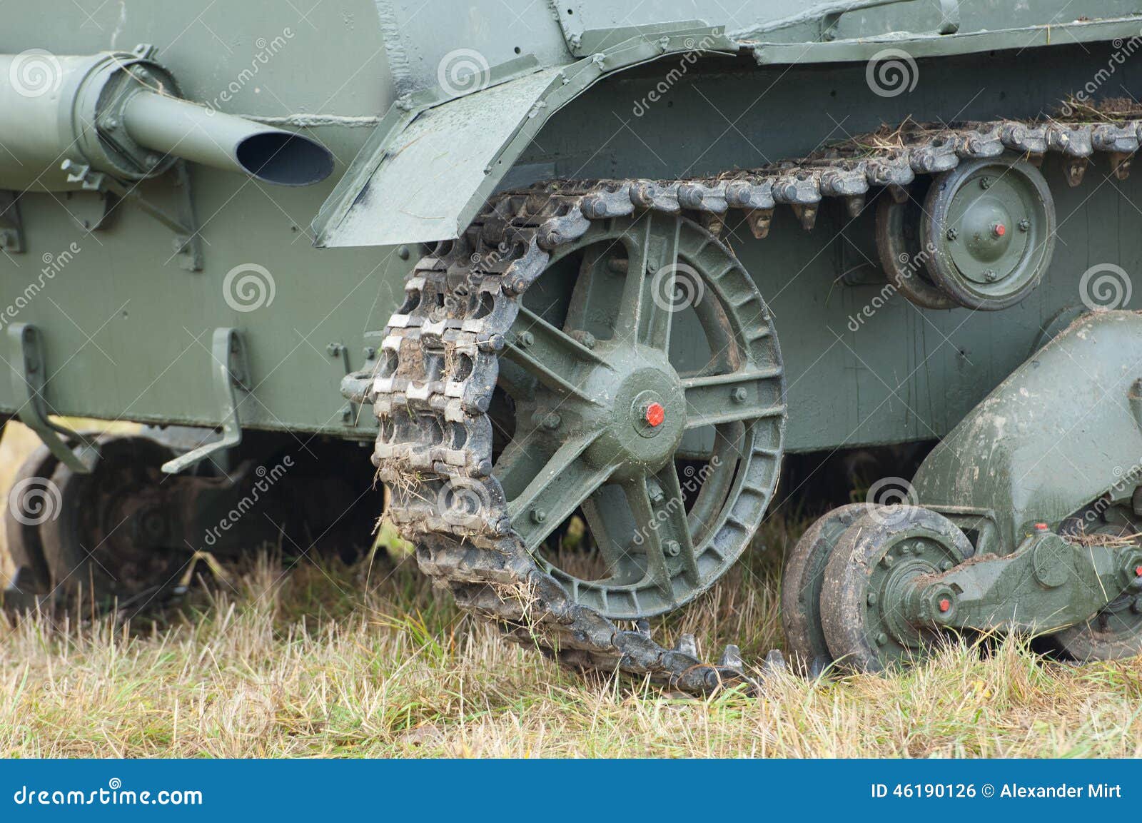 Back side of the tank stock photo. Image of cannon, fire - 46190126
