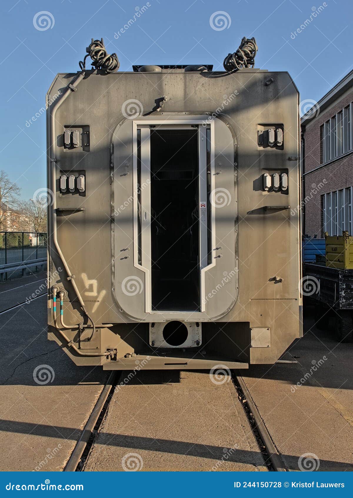 Back Side of a Trainwagon, Normally Connected To Another Wagon ...