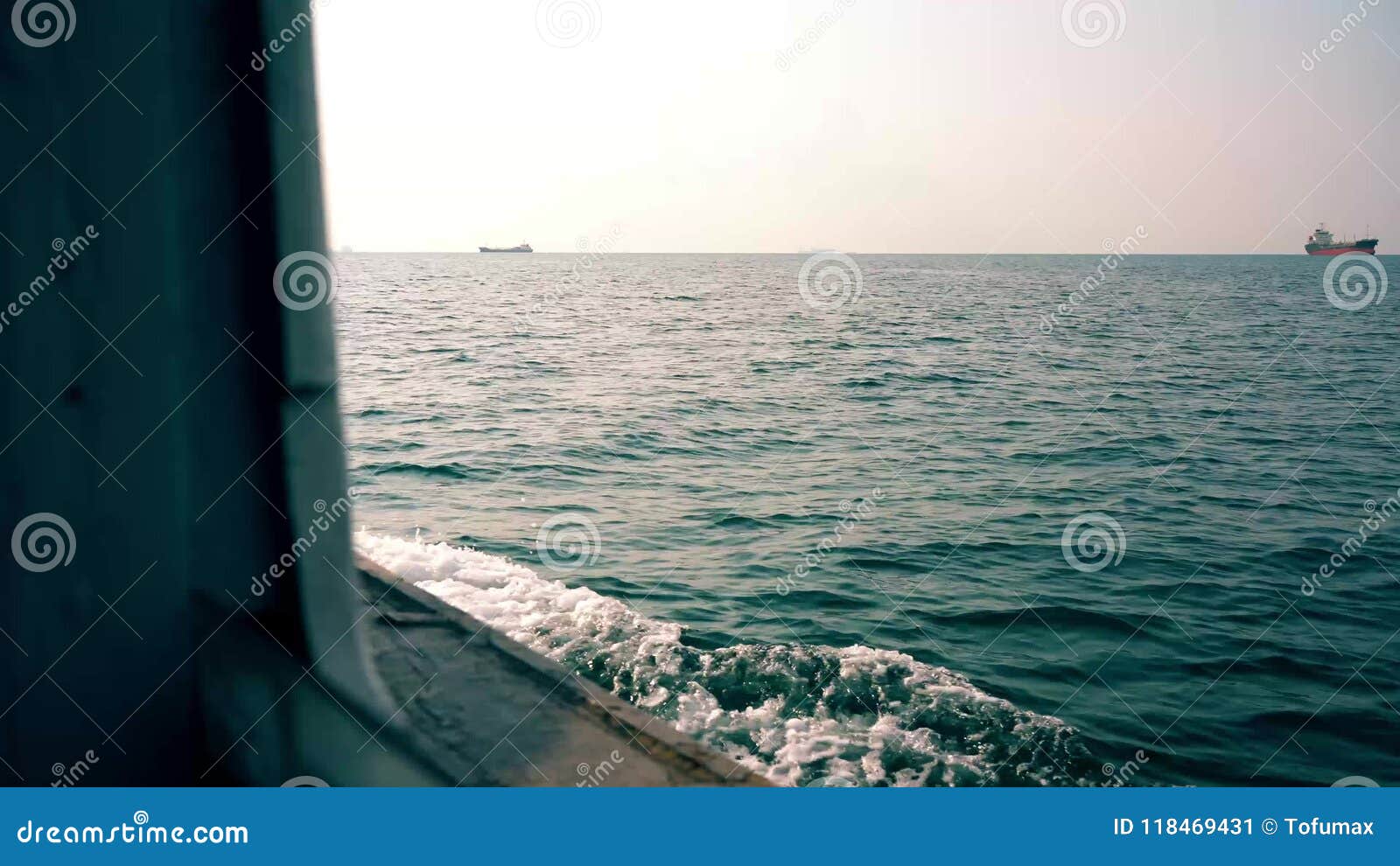 Back and Side View from Ferry Boat Stock Video - Video of sunset ...