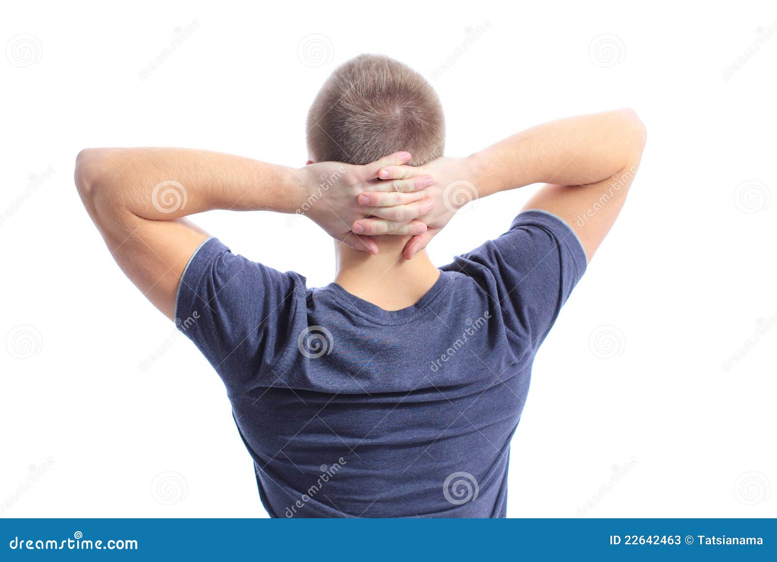 Back Side View of a Man Against Stock Image - Image of emotion, copy ...