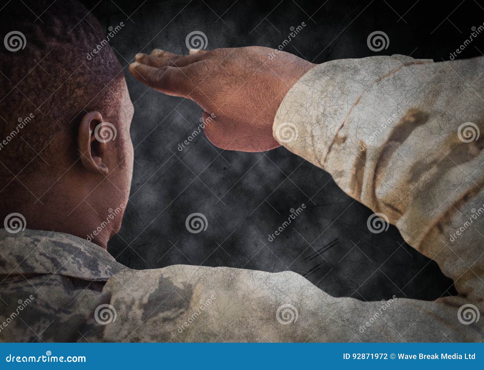 Saluting Man Black Silhouette Icon. Military Honour Gesture Symbol ...