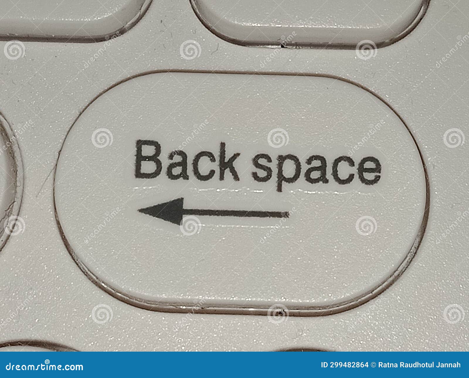 The Back Space Button on the White Keyboard is Used To Delete Letters ... The Back Space Button on the White Keyboard is Used To Delete Letters ...