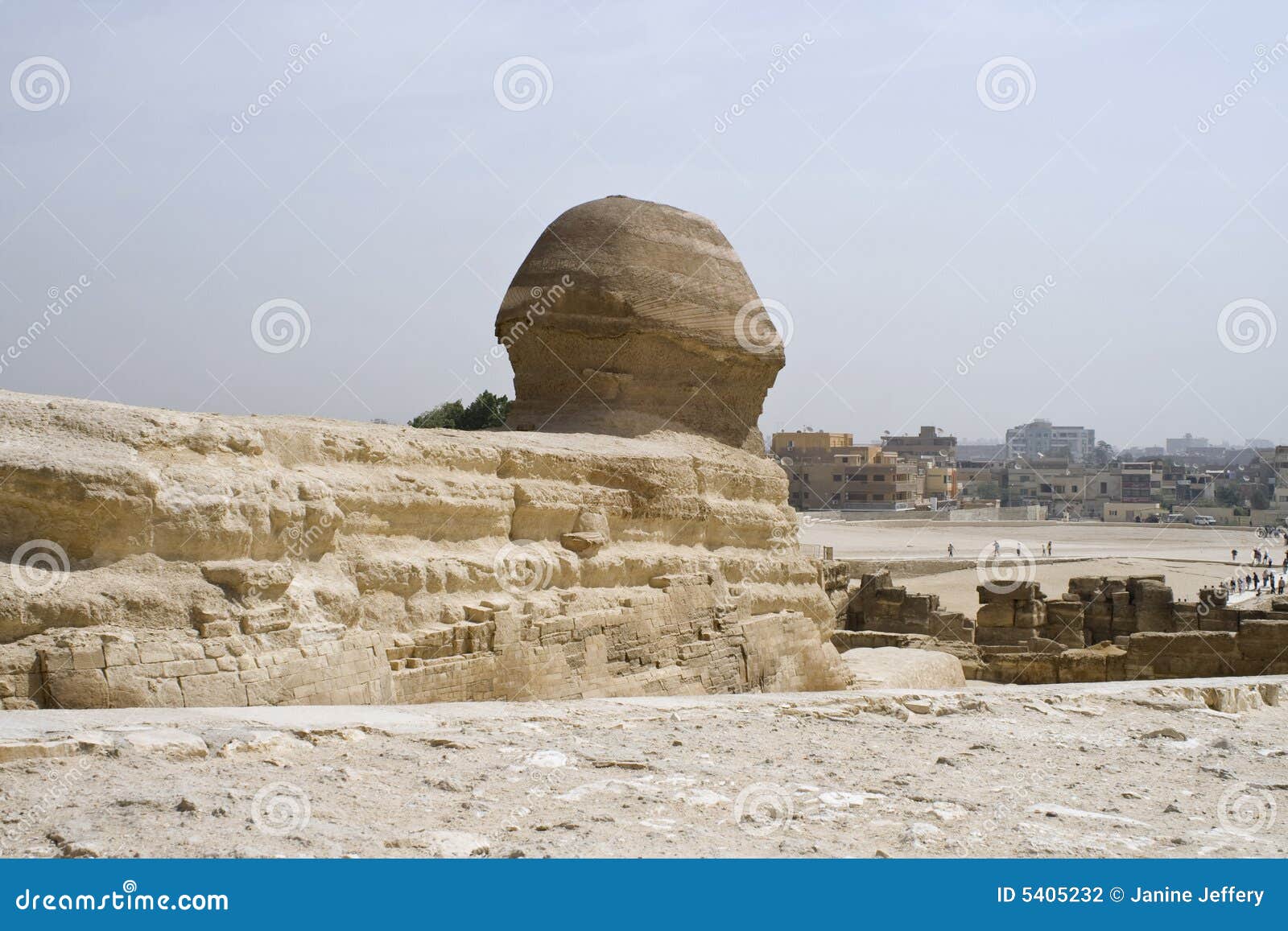 Back of the Sphinx head stock photo. Image of ancient - 5405232