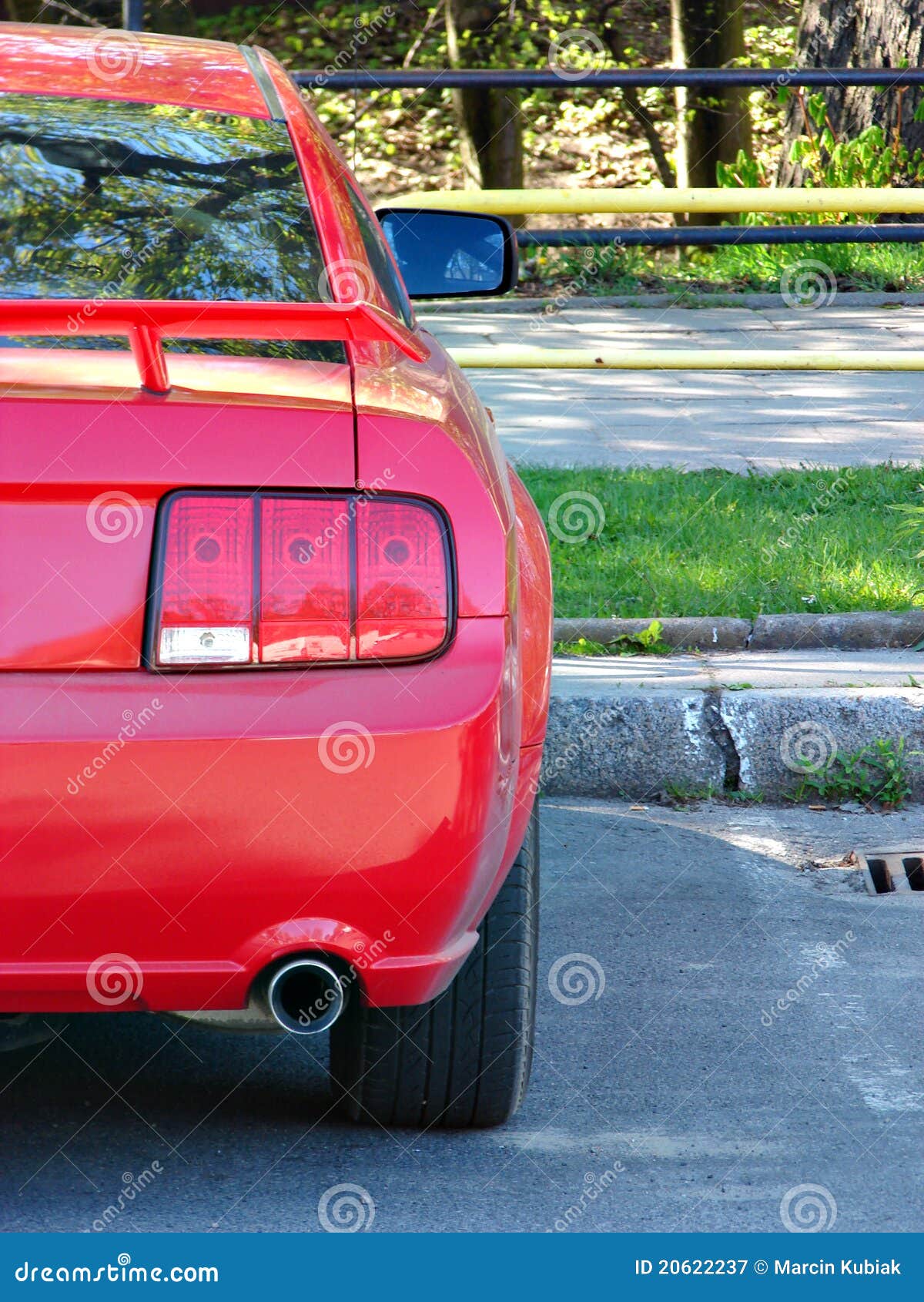Back of the sport car stock image. Image of shiny, model - 20622237
