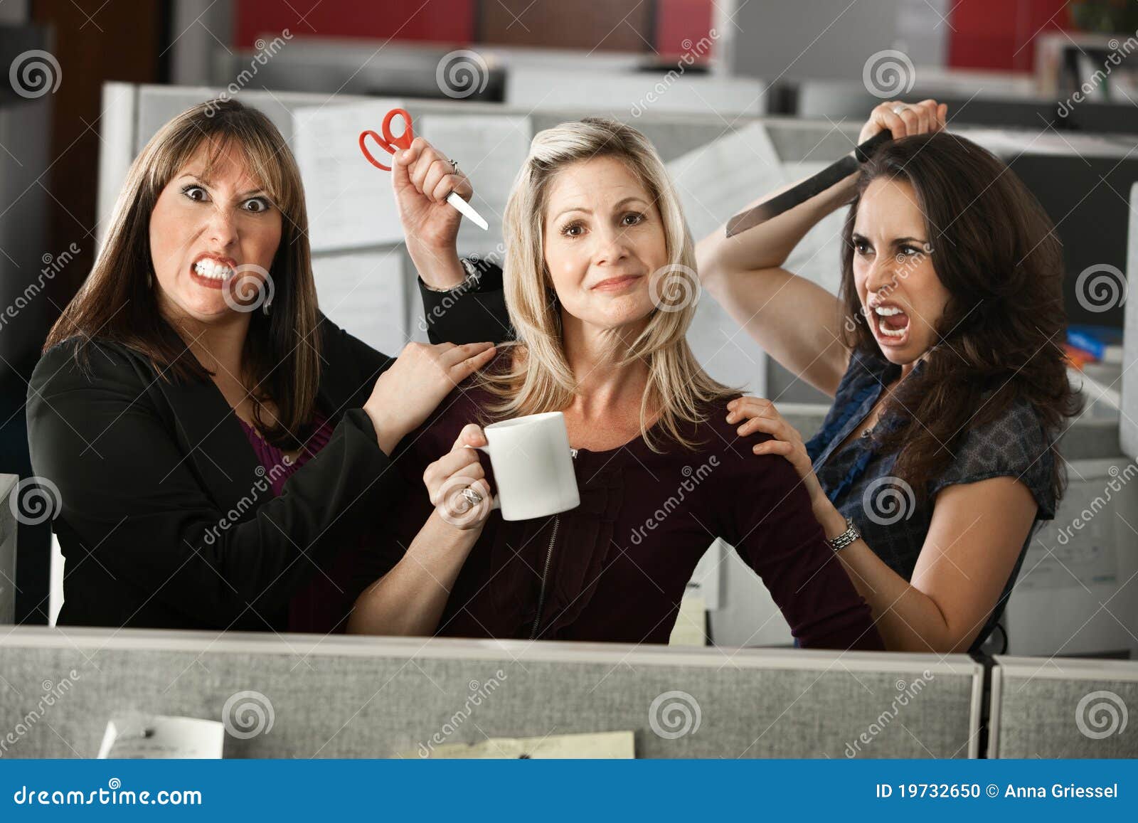 Back-stabbing Colleagues stock photo. Image of colleague - 19732650