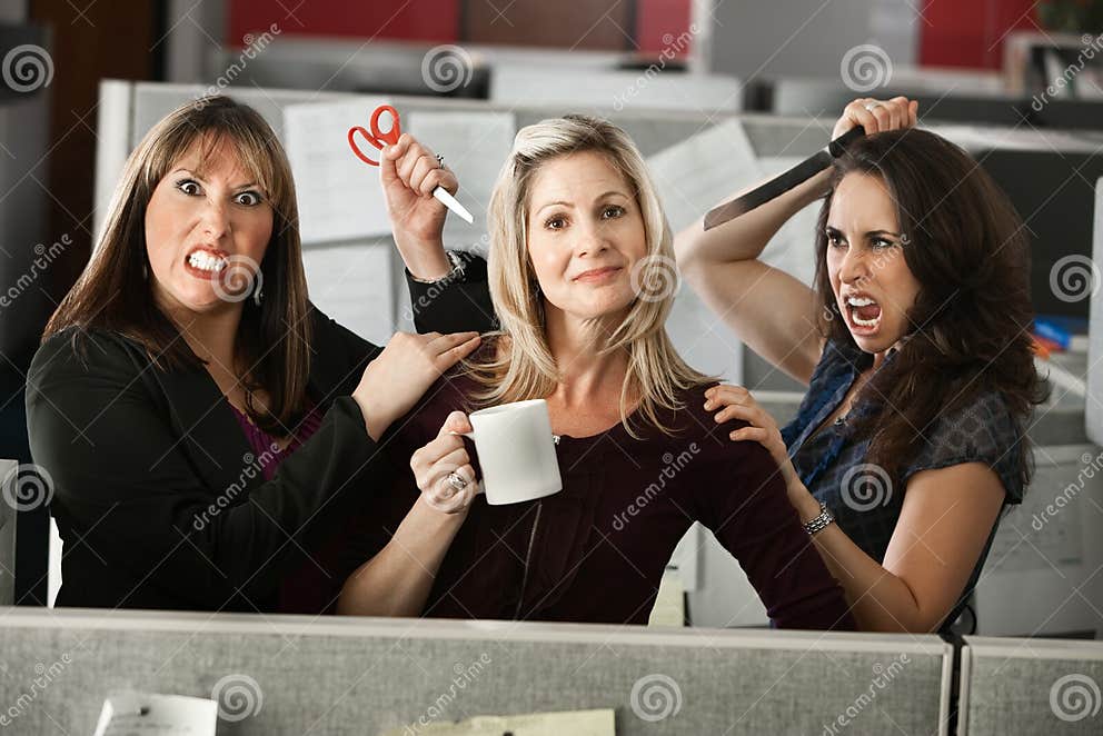 Back-stabbing Colleagues stock photo. Image of colleague - 19732650