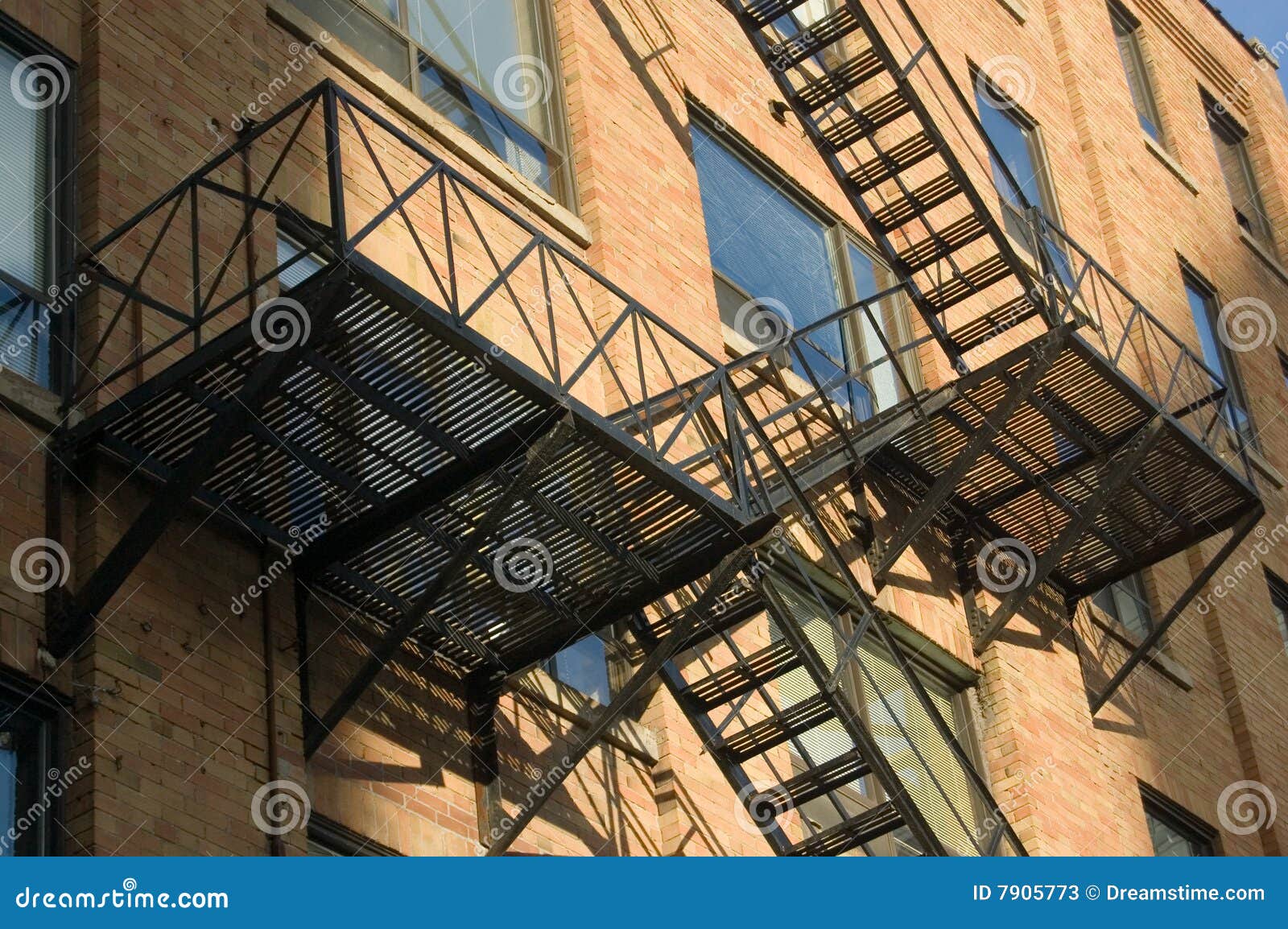 Back stairway stock image. Image of stairway, grunge, fire - 7905773
