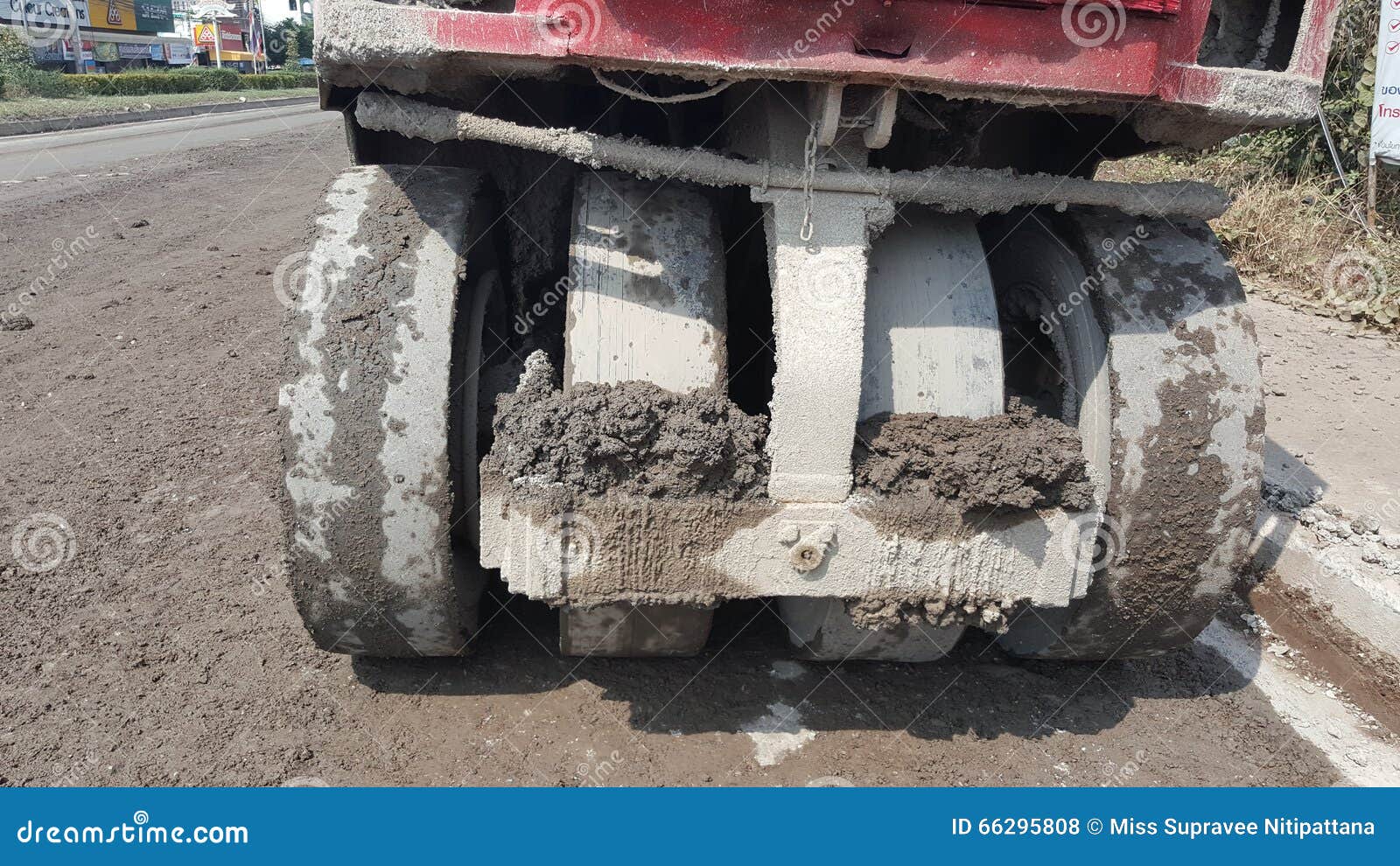 The back of Steamroller. stock photo. Image of grinding - 66295808