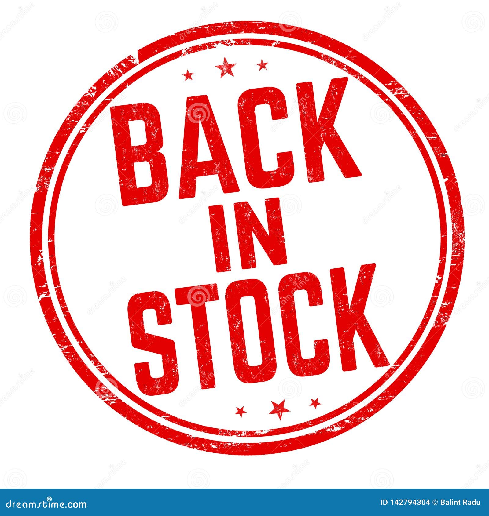 Back in Stock Sign or Stamp Stock Vector - Illustration of careless ...