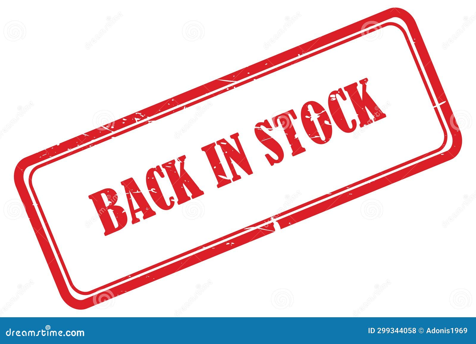 Back in Stock Stamp on White Stock Photo - Image of restocked, alert ...