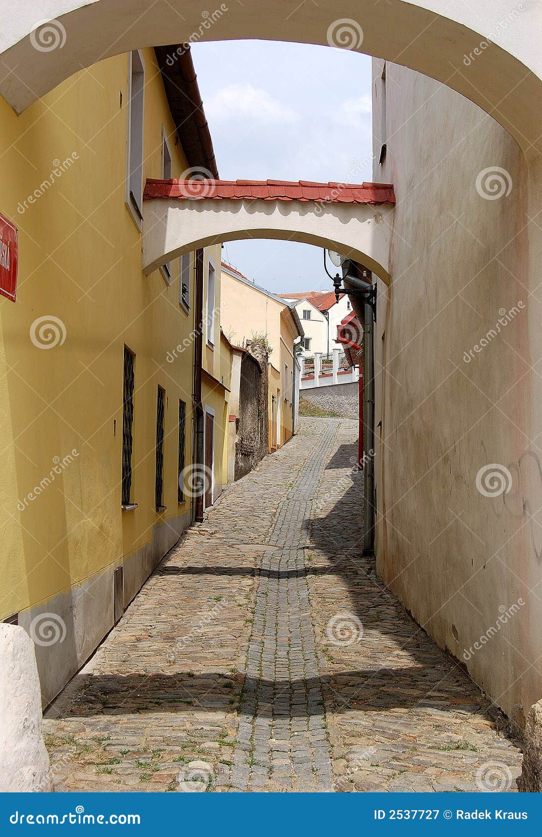 Back-street stock image. Image of moravia, city, architecture - 2537727