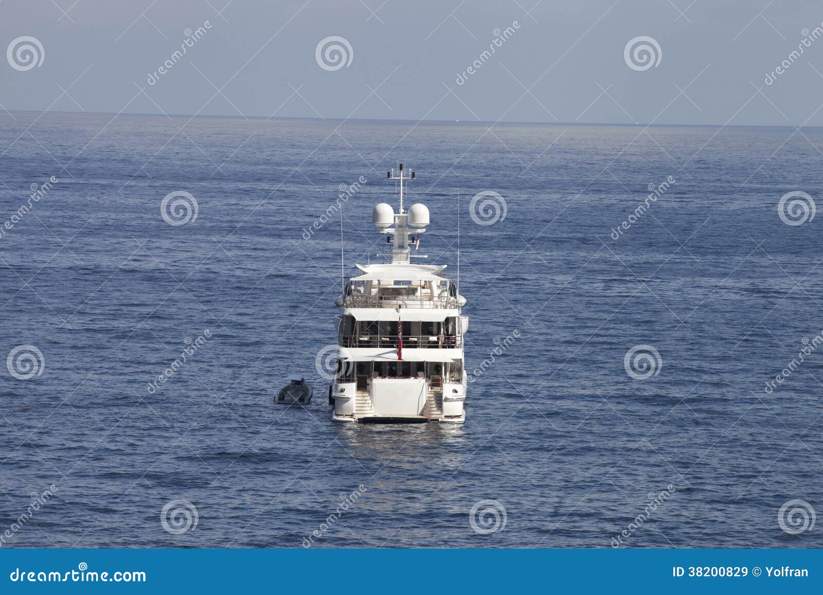 Back of a Super Yacht at Sea Stock Image - Image of marine, rich: 38200829